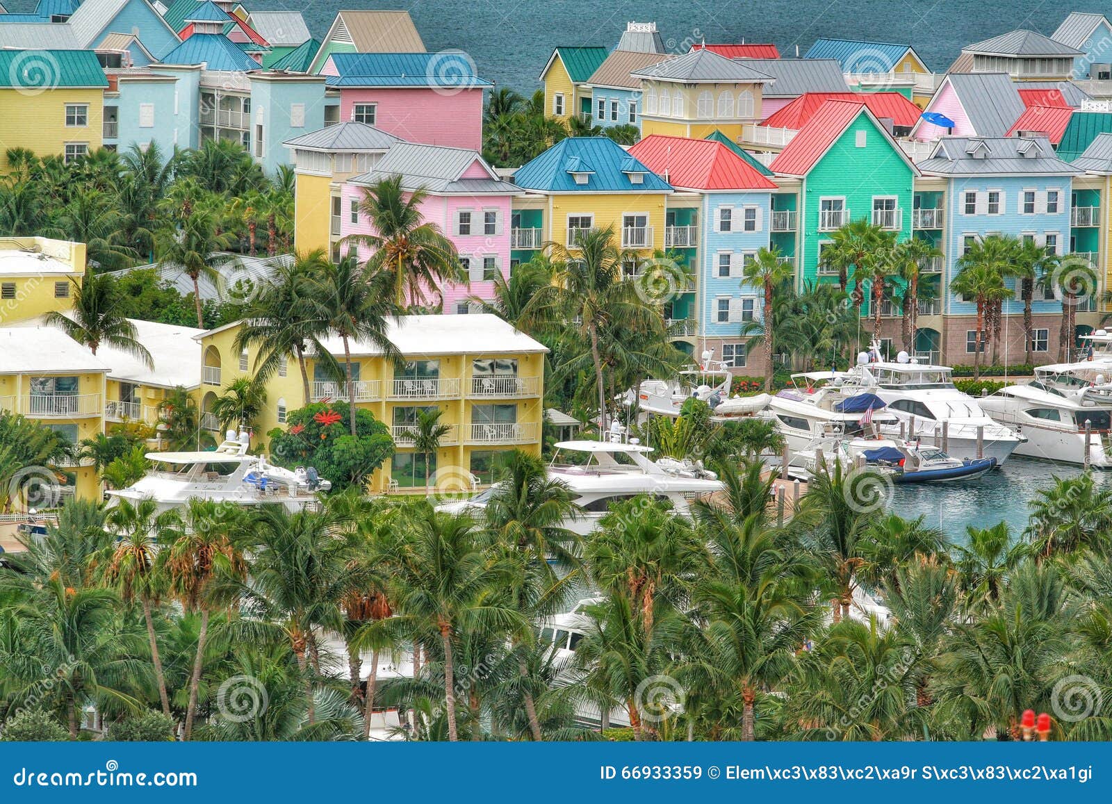 View of Nassau, Bahamas stock image. Image of cruise - 66933359