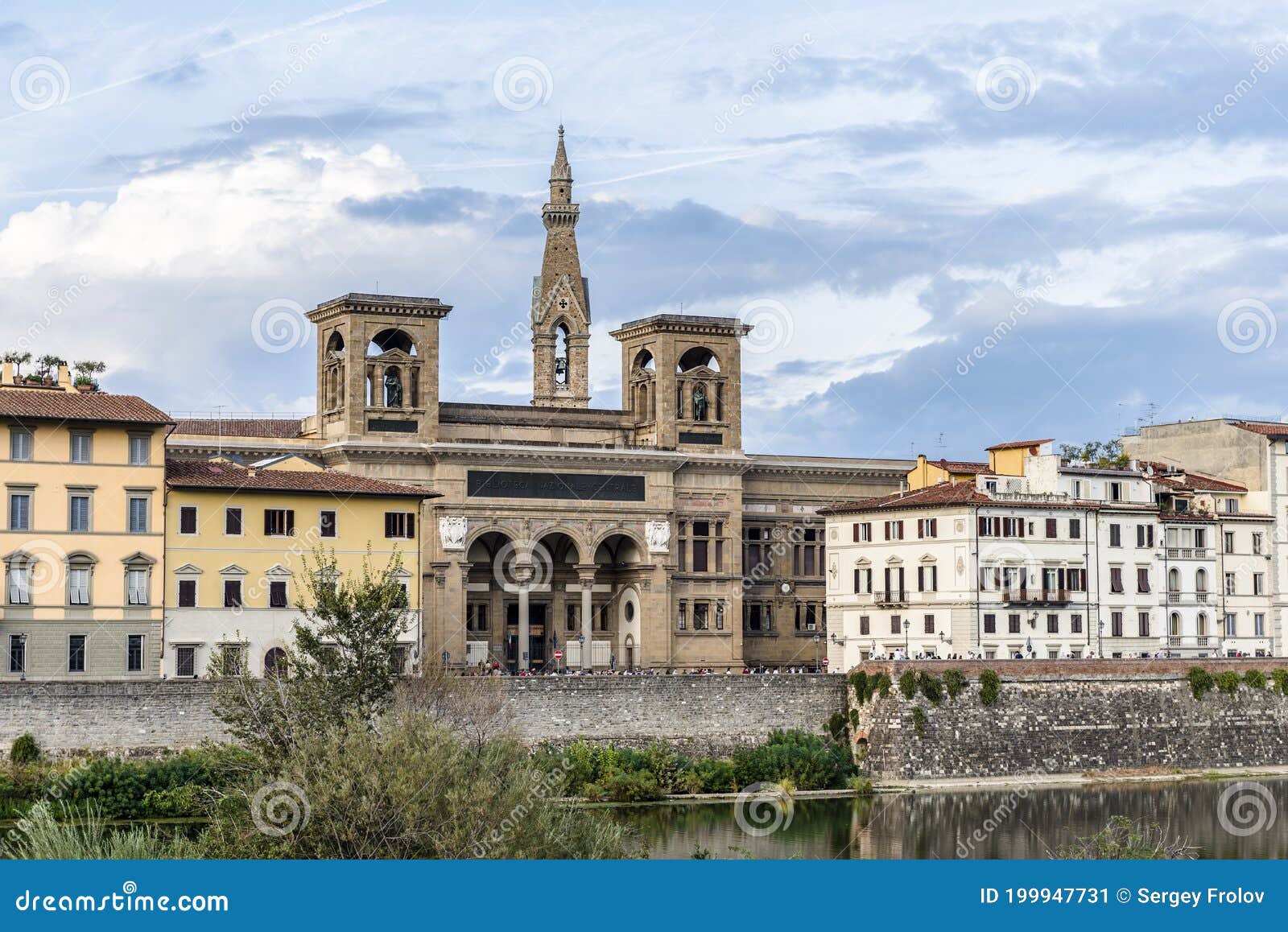 View of the National Central Library in Florence, Italy, Opened in 1747 ...
