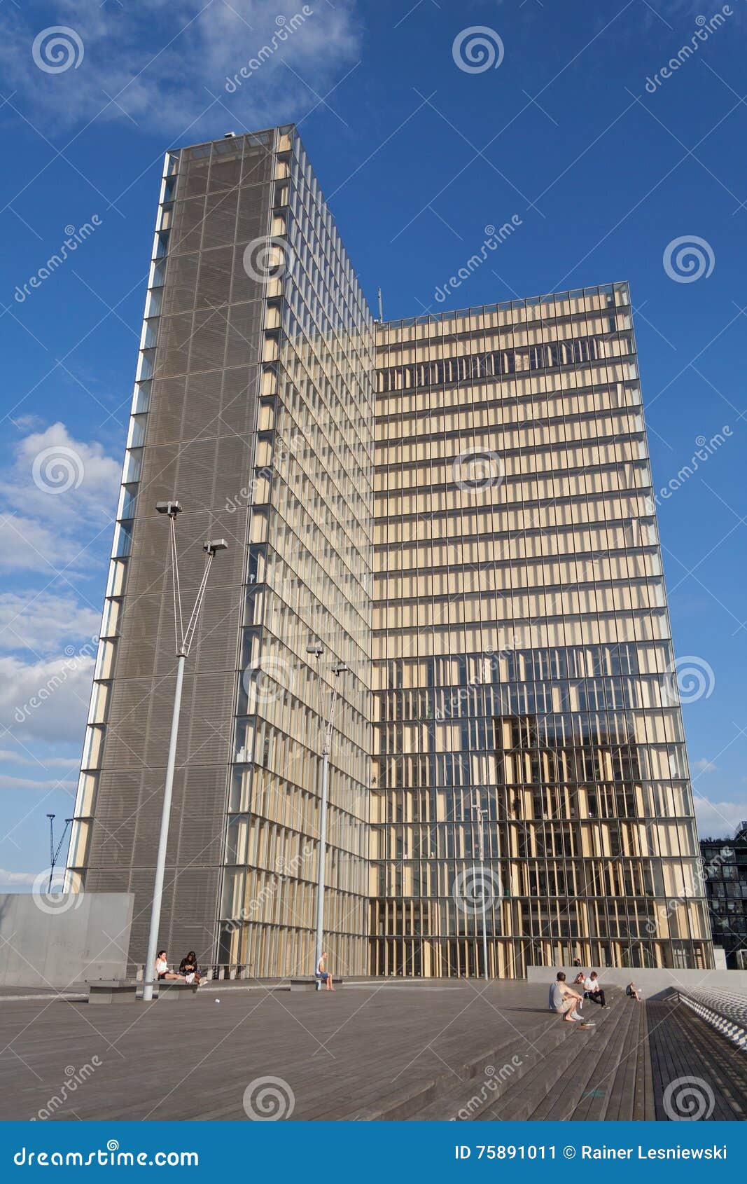 View of the National Library of France, Paris Editorial Photo - Image ...