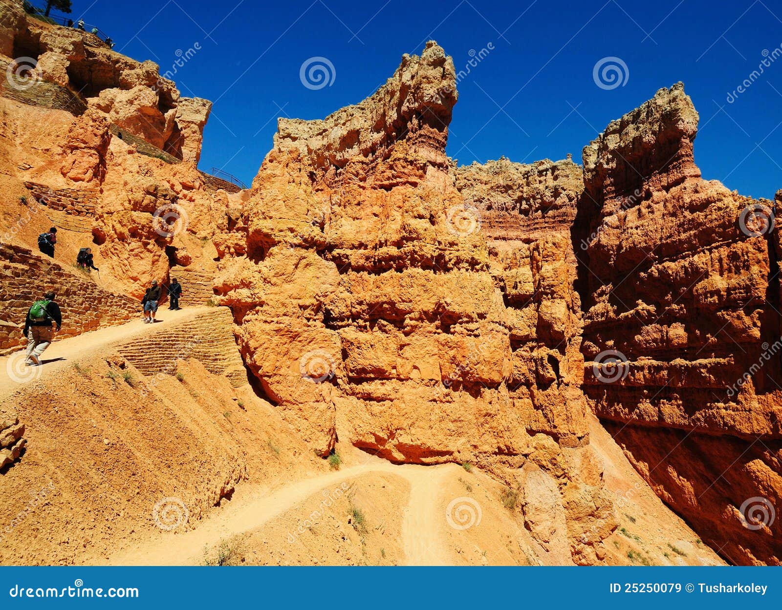 A view from navajo trail stock image. Image of landmark - 25250079