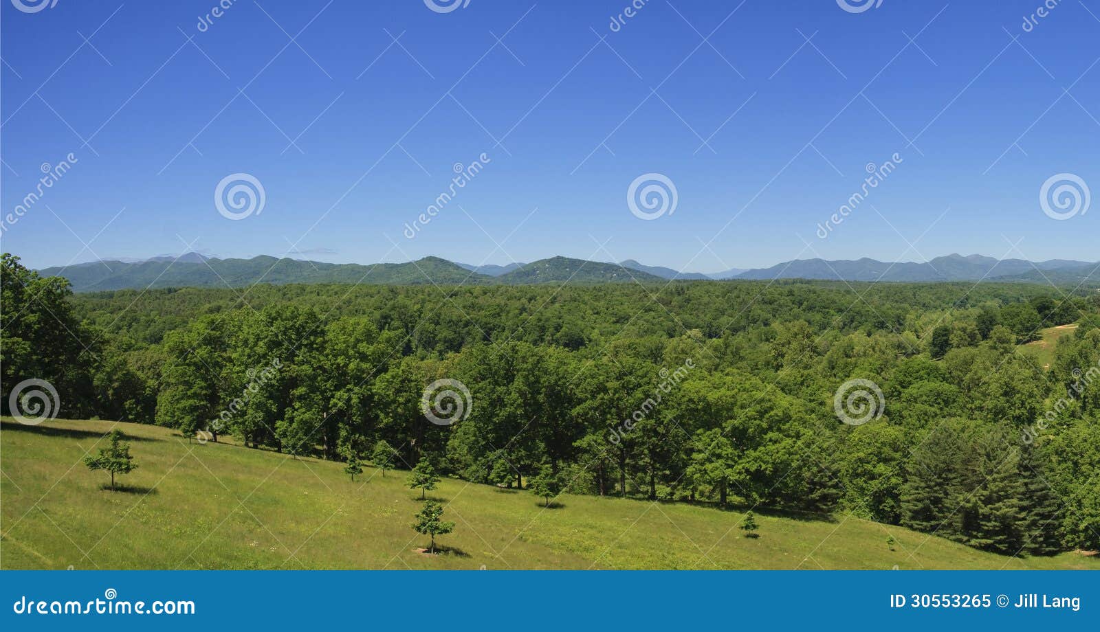 View of the NC Mountains stock image. Image of national - 30553265