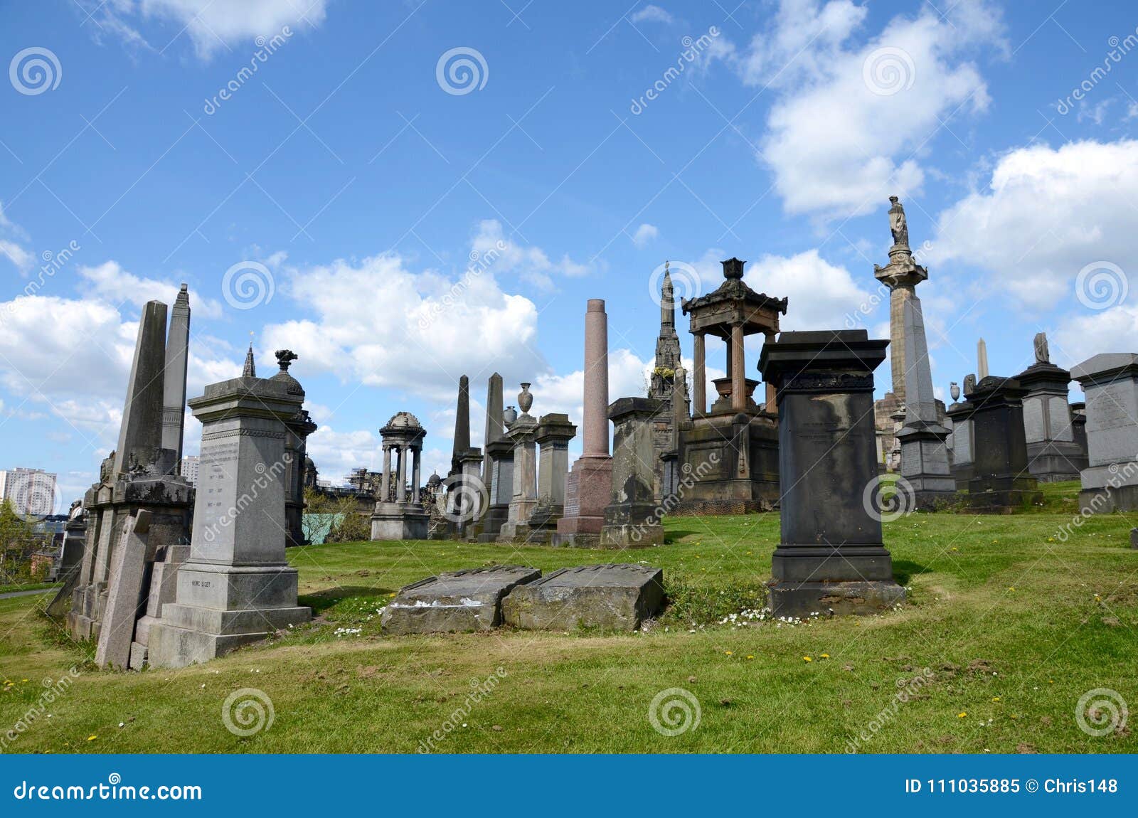 Glasgow Necropolis stock image. Image of grave, religious - 111035885