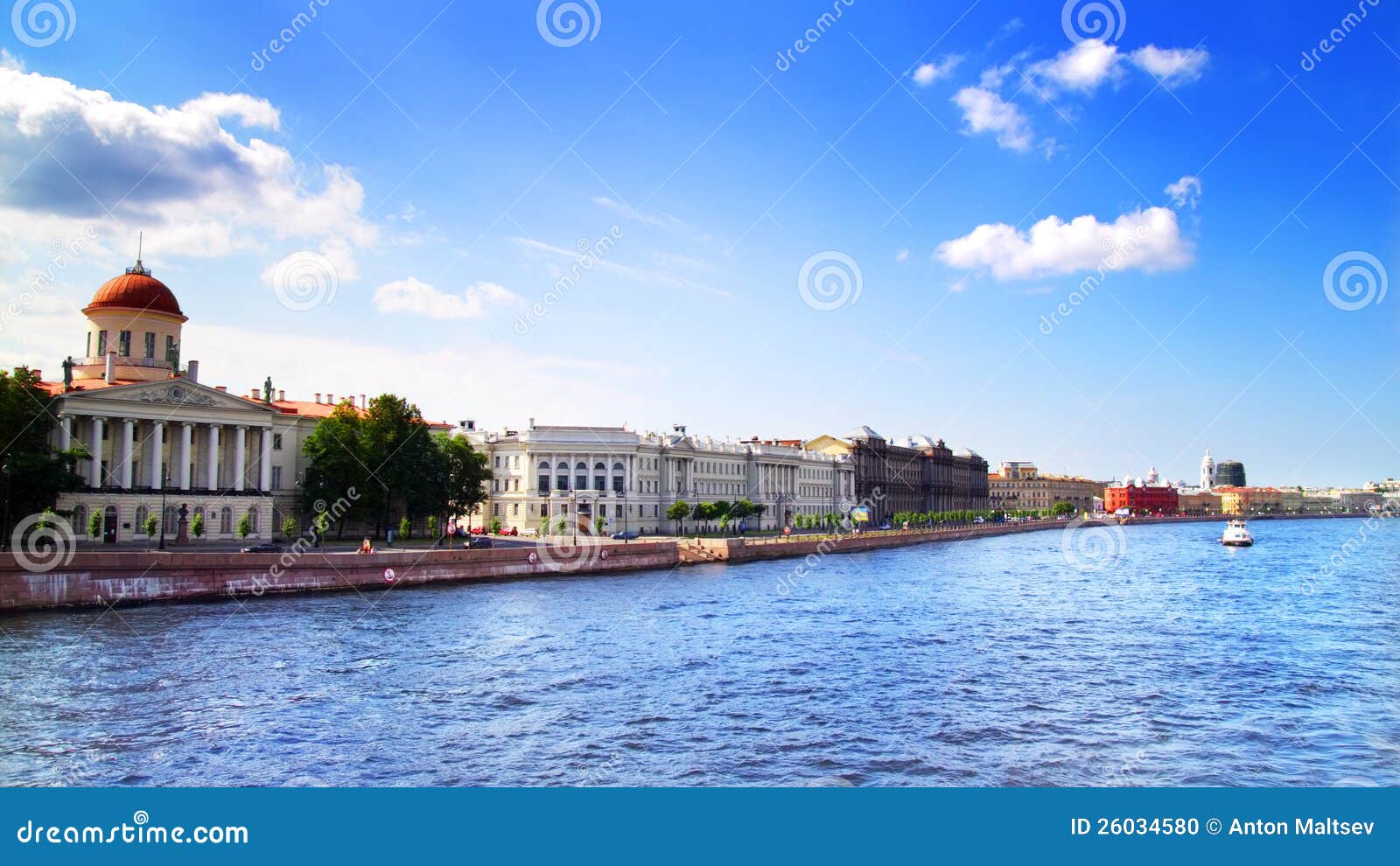 View of the Neva river. St stock photo. Image of history - 26034580