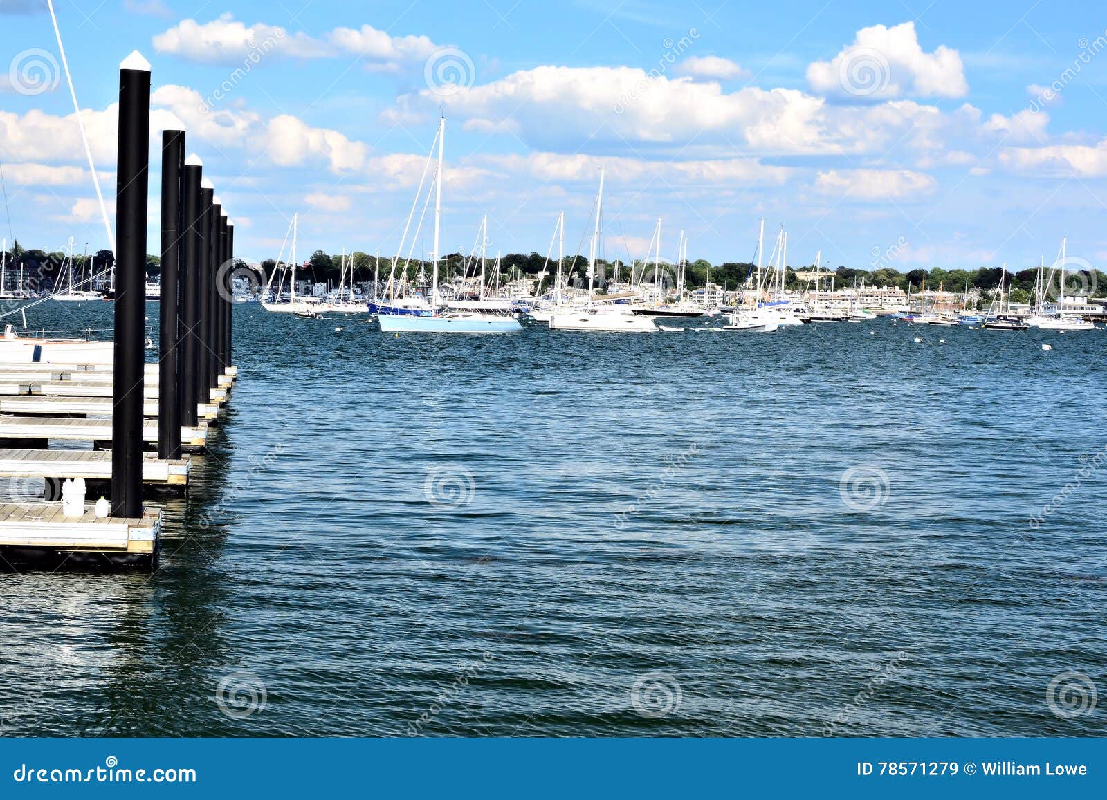 Sailboats In Slips At Dock Royalty-Free Stock Image | CartoonDealer.com ...