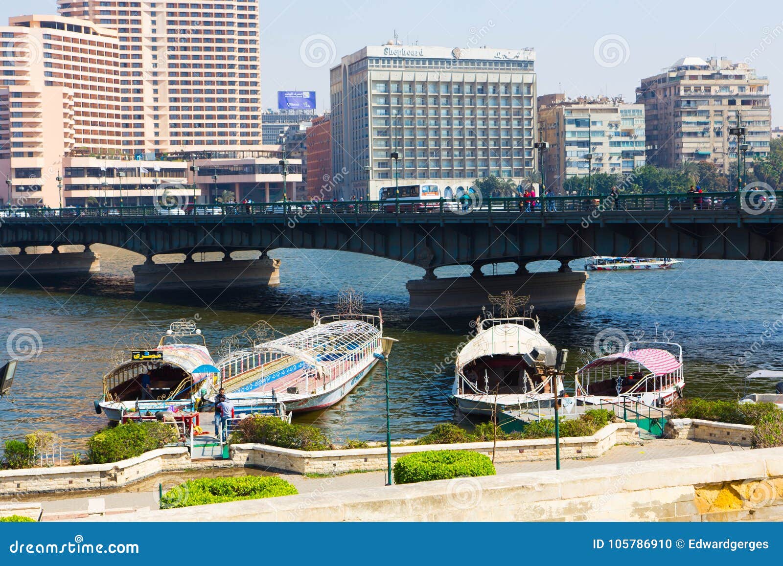 View of Nile River - Cairo editorial image. Image of nature - 105786910