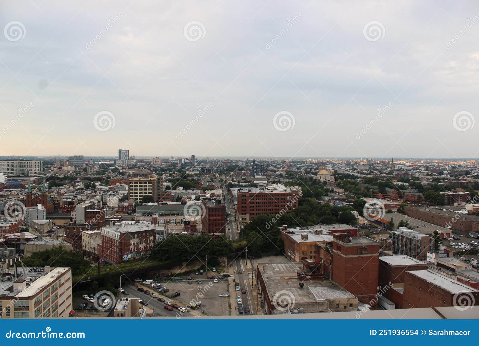 A View of North Philadelphia Stock Photo - Image of philly, urban ...
