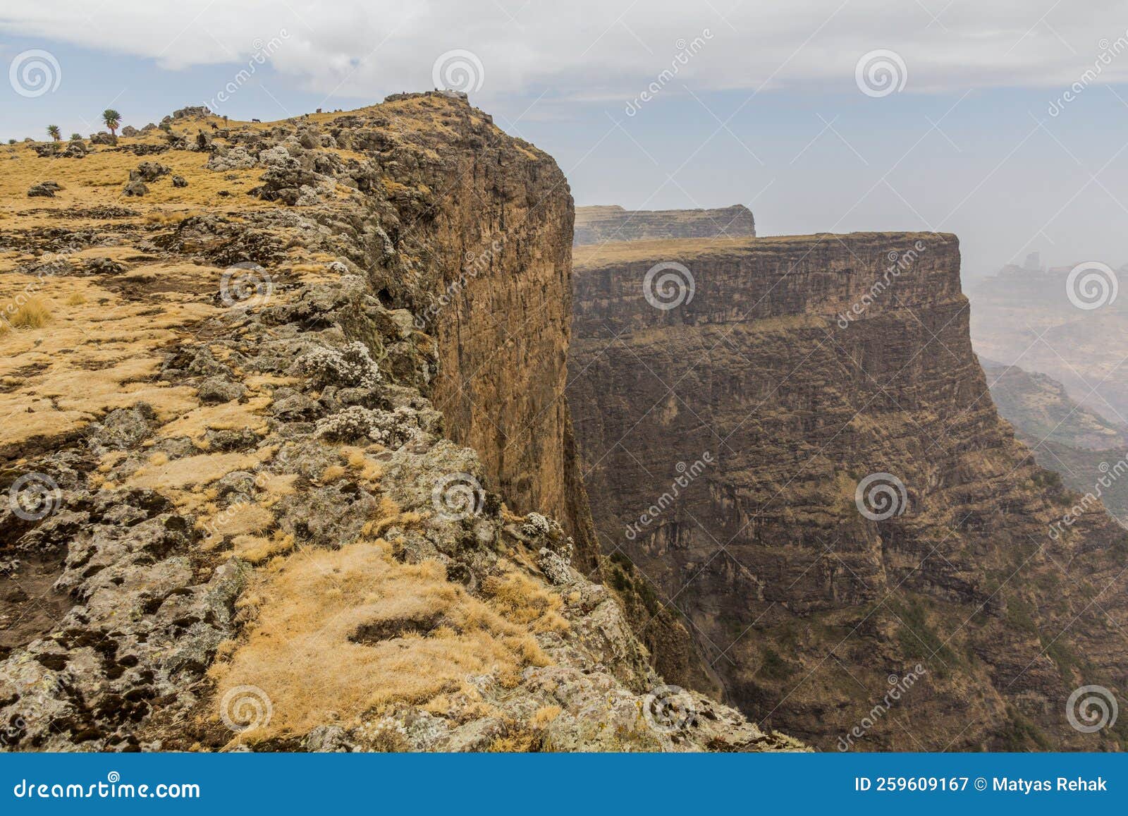 View of Northern Escarpment in Simien Mountains, Ethiop Stock Image ...