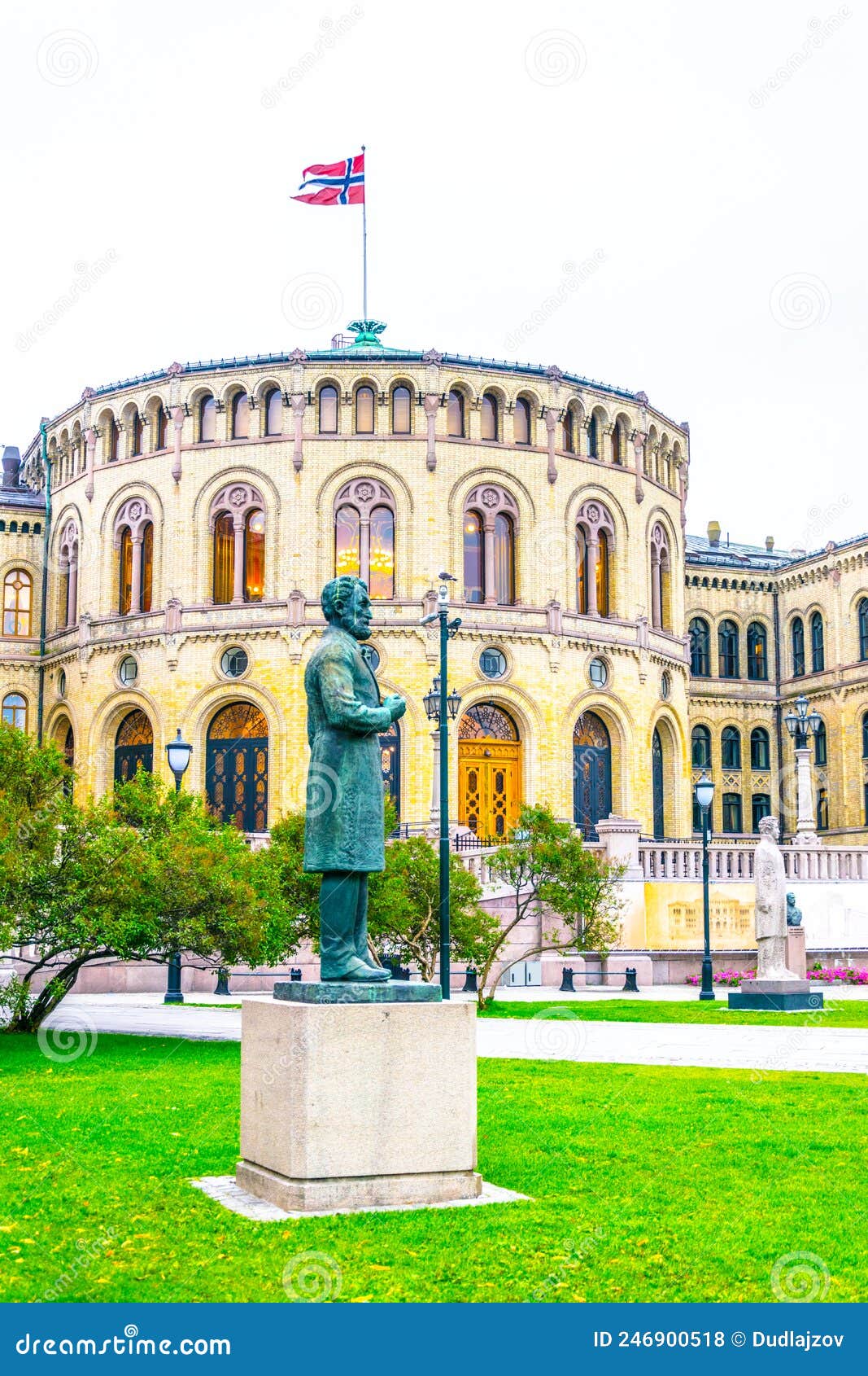 View of the Norwegian Parliament Stortinget...IMAGE Editorial Stock ...