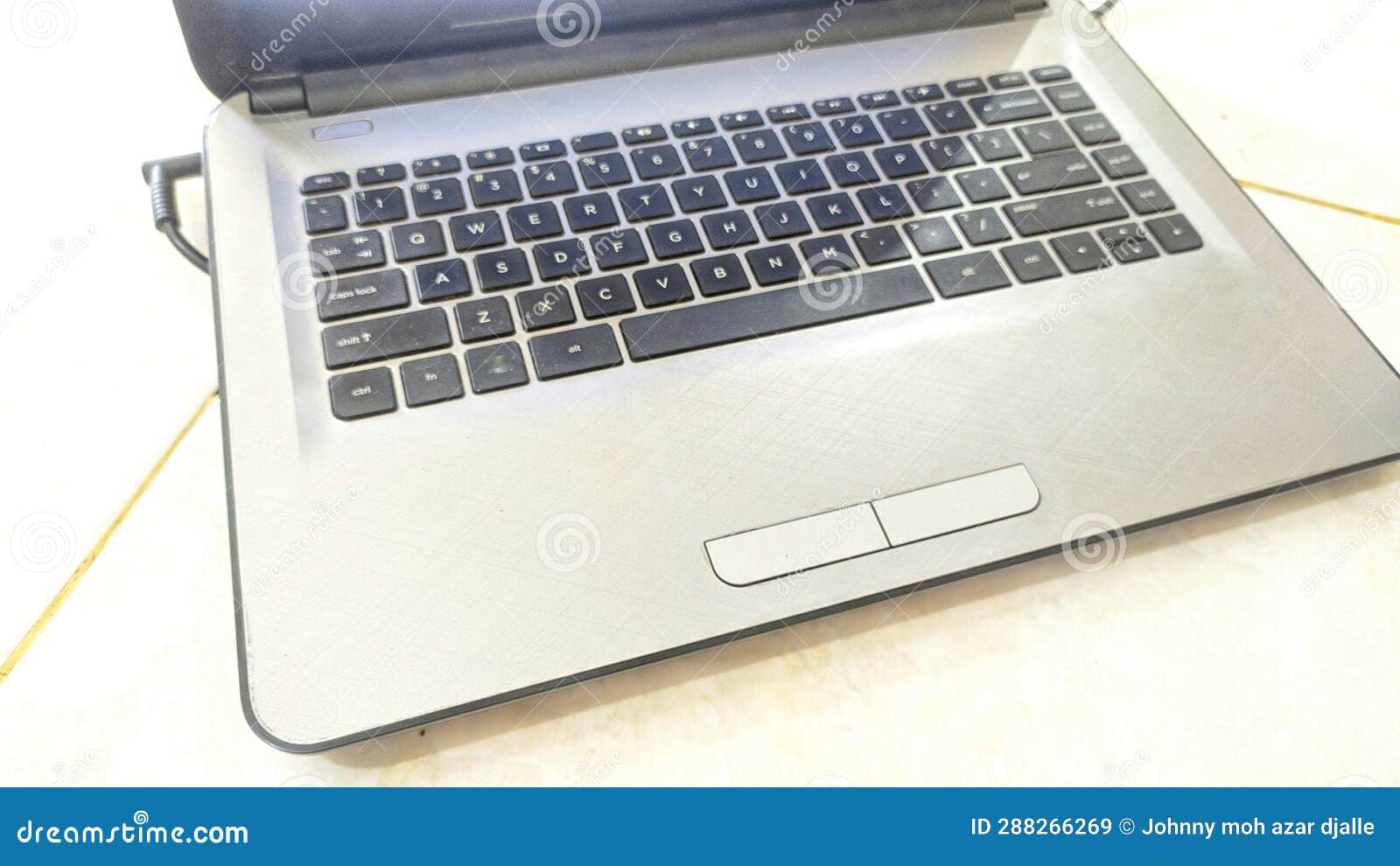 View of Note Book Keyboard on the Floor Stock Image - Image of ...