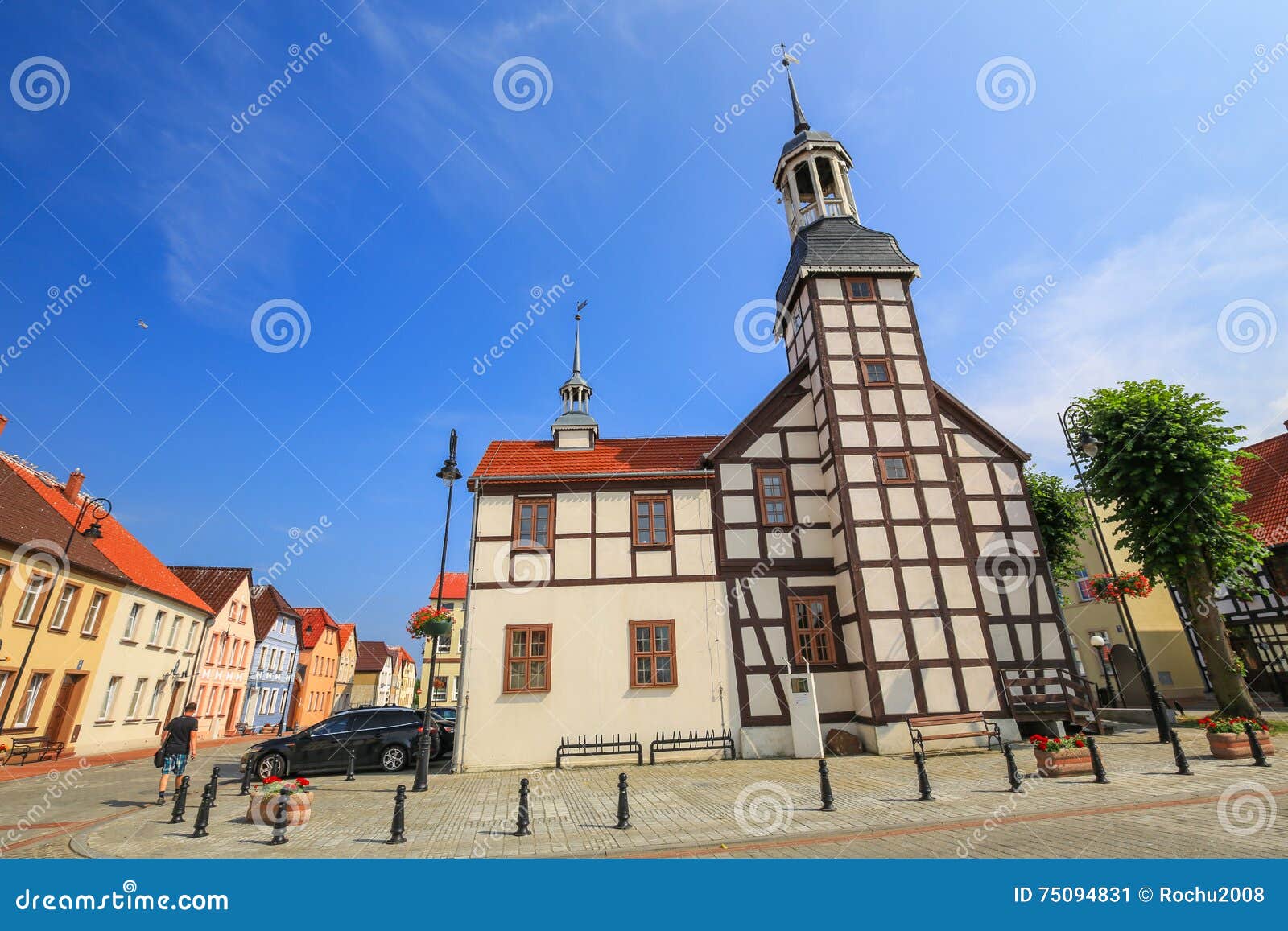View of the Nowe Warpno Village / Poland Editorial Photo - Image of ...