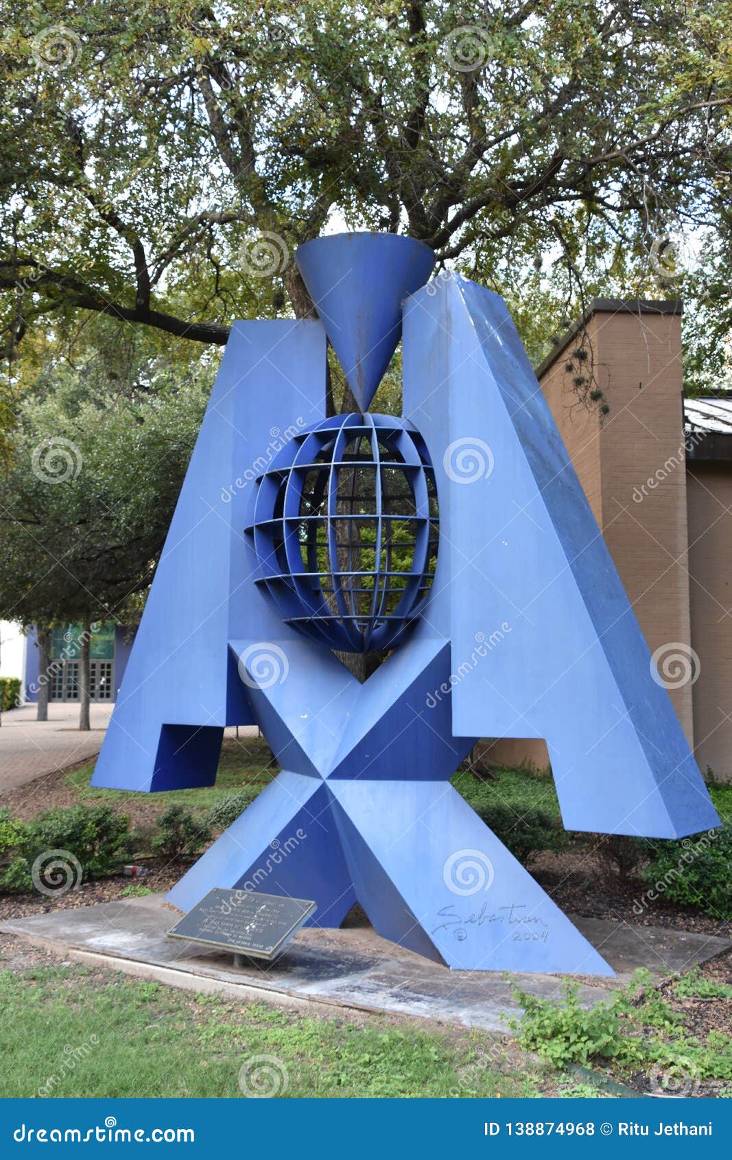 View from the Observation Deck of Tower of the Americas in San Antonio ...