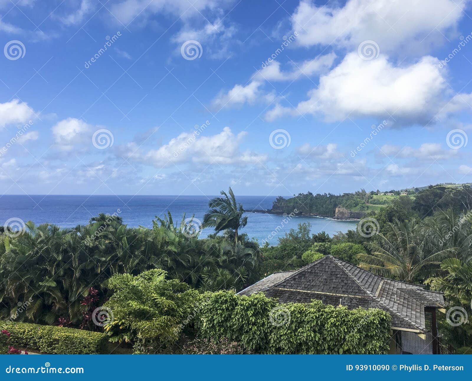 View of the Ocean at Anini Beach on a Clear Day. Stock Photo - Image of ...