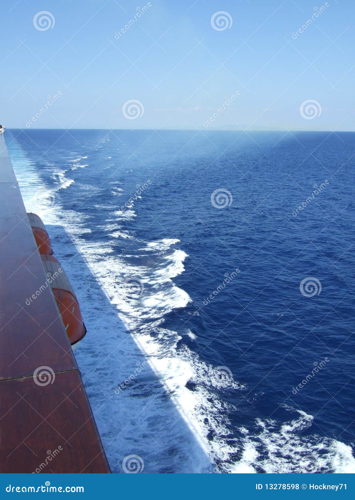 View of Ocean from Ship stock photo. Image of outdoors - 13278598