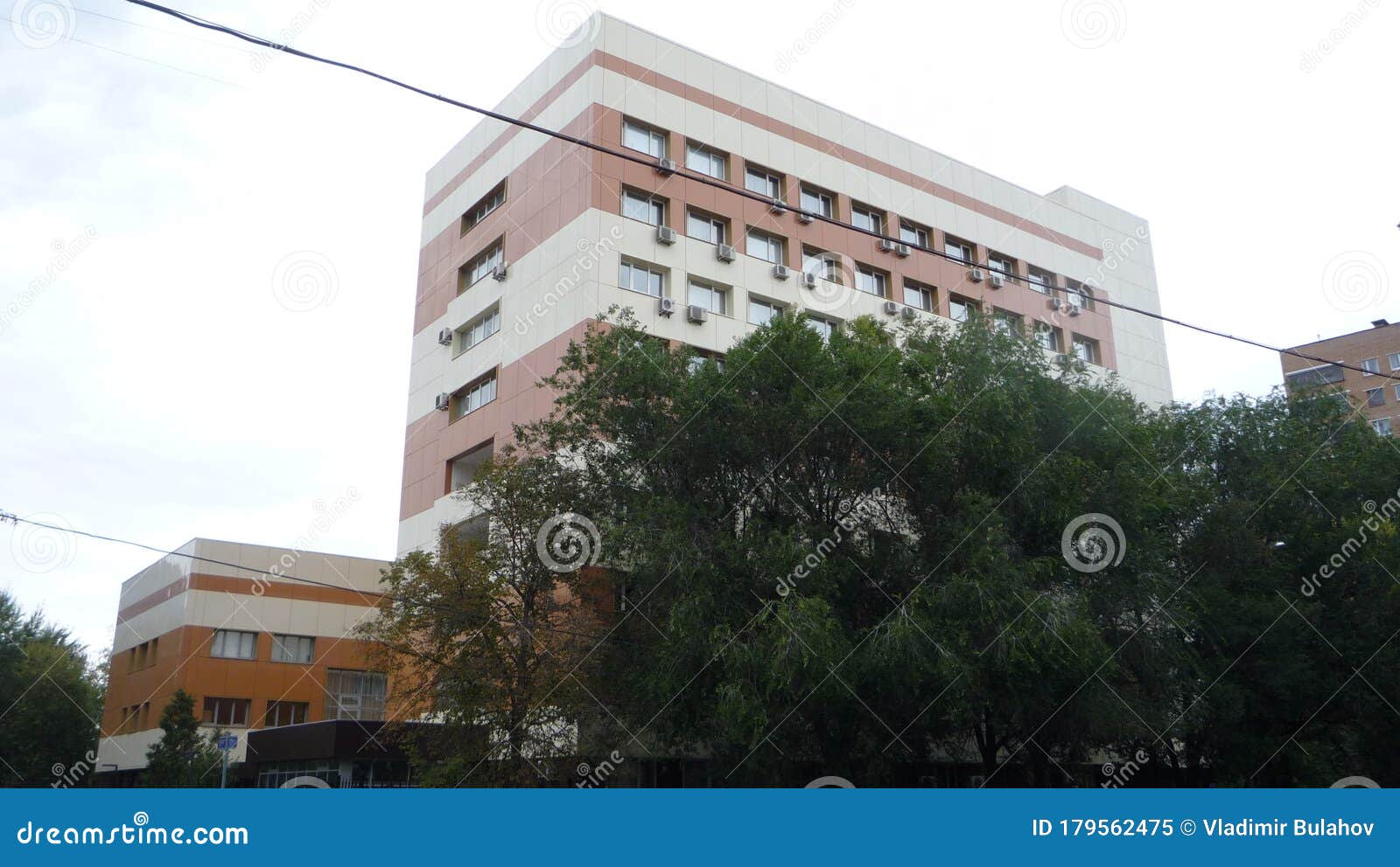 Office Building Complex in Moscow Stock Image - Image of view, russia ...