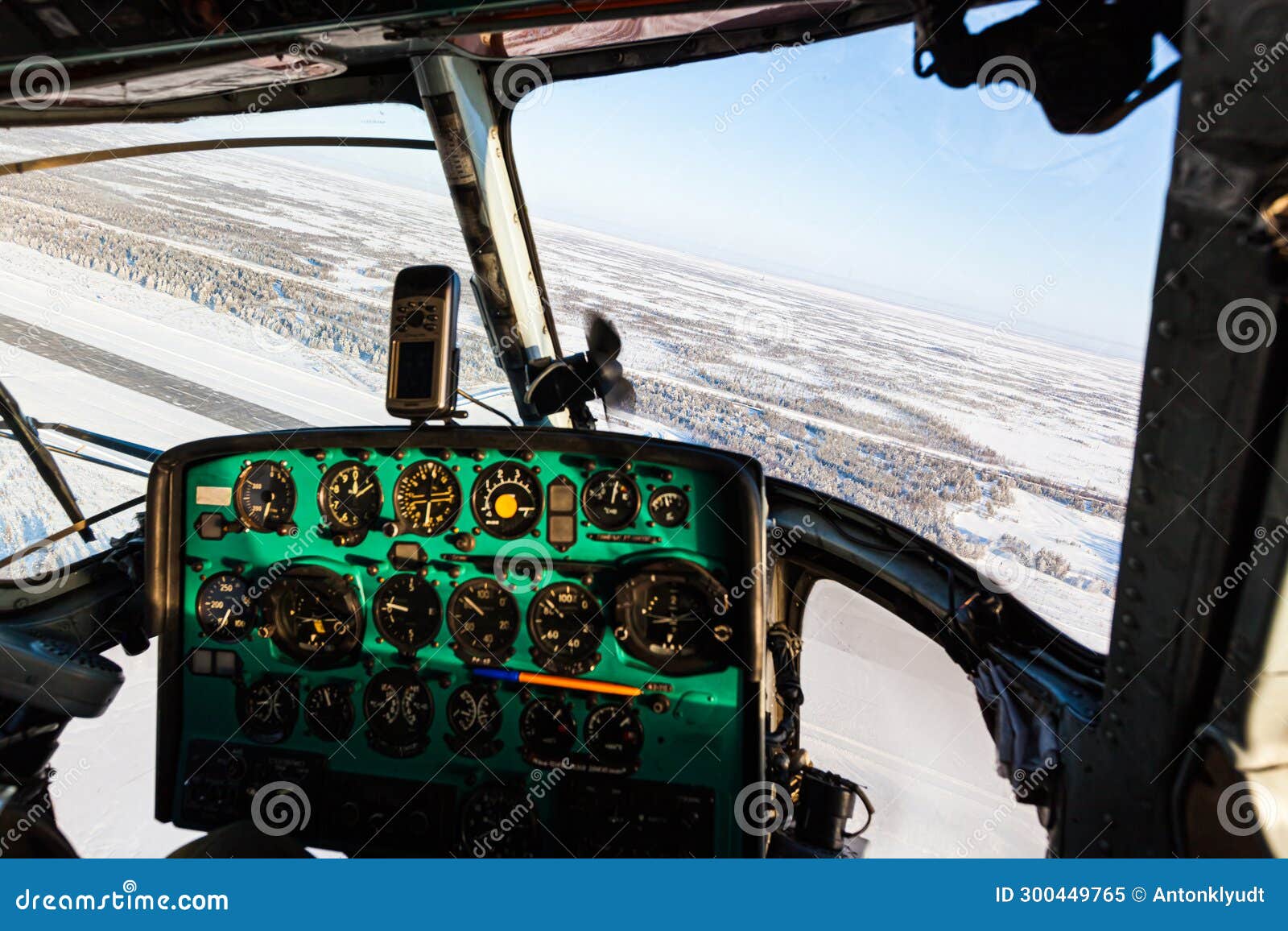 Cockpit Of Small Airplane Royalty-Free Stock Image | CartoonDealer.com ...
