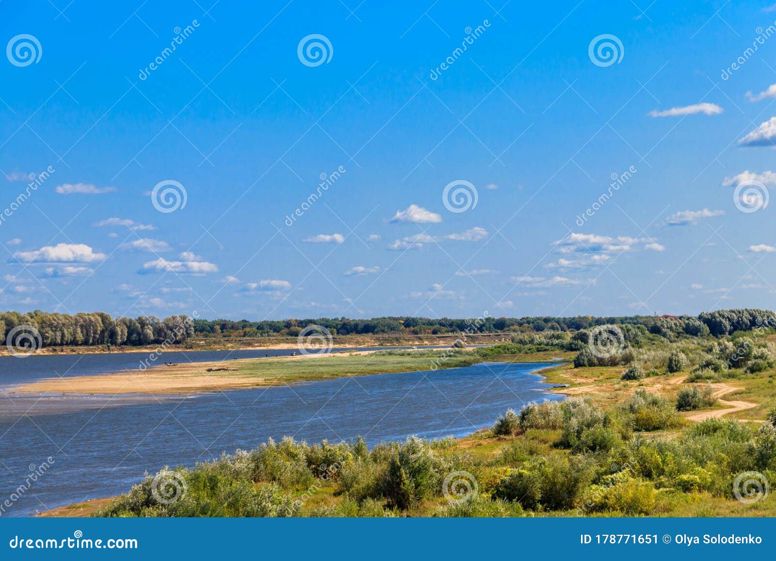 View of Oka River in Russia Stock Image - Image of scenic, journey ...