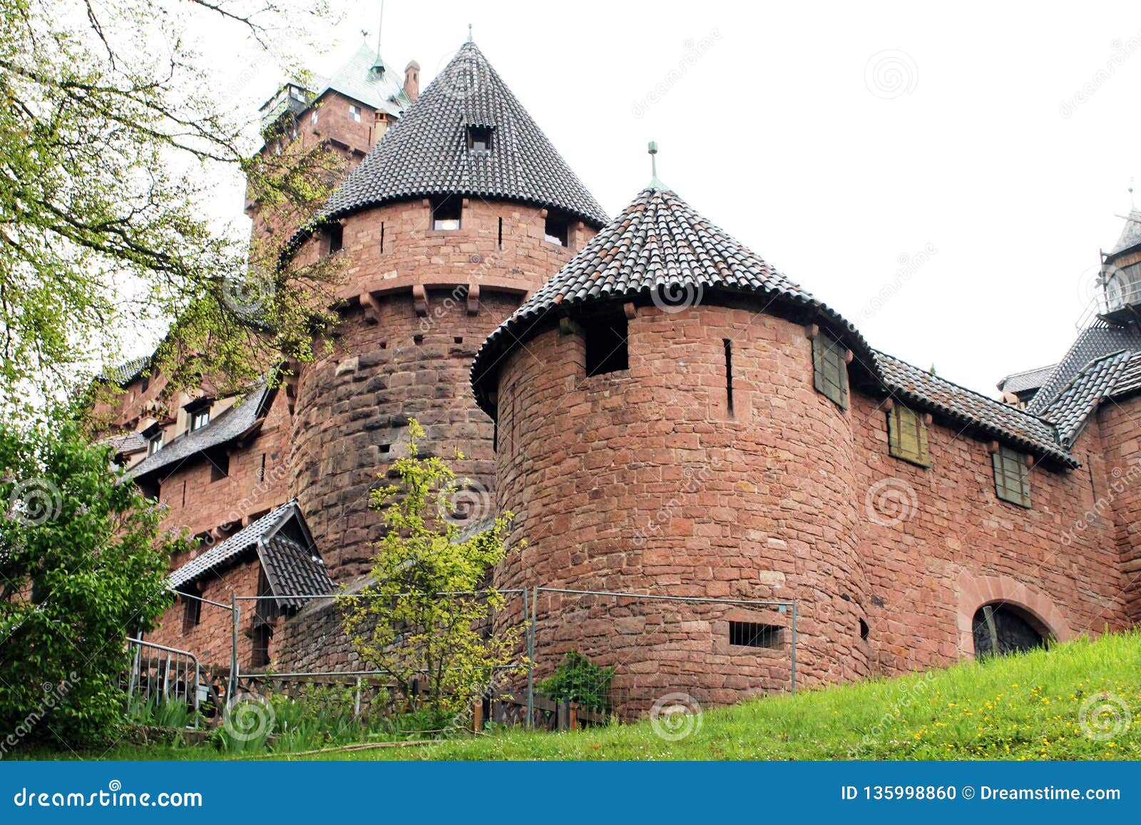 View of the Old Castle in Alsace Stock Photo - Image of alsace, castle ...