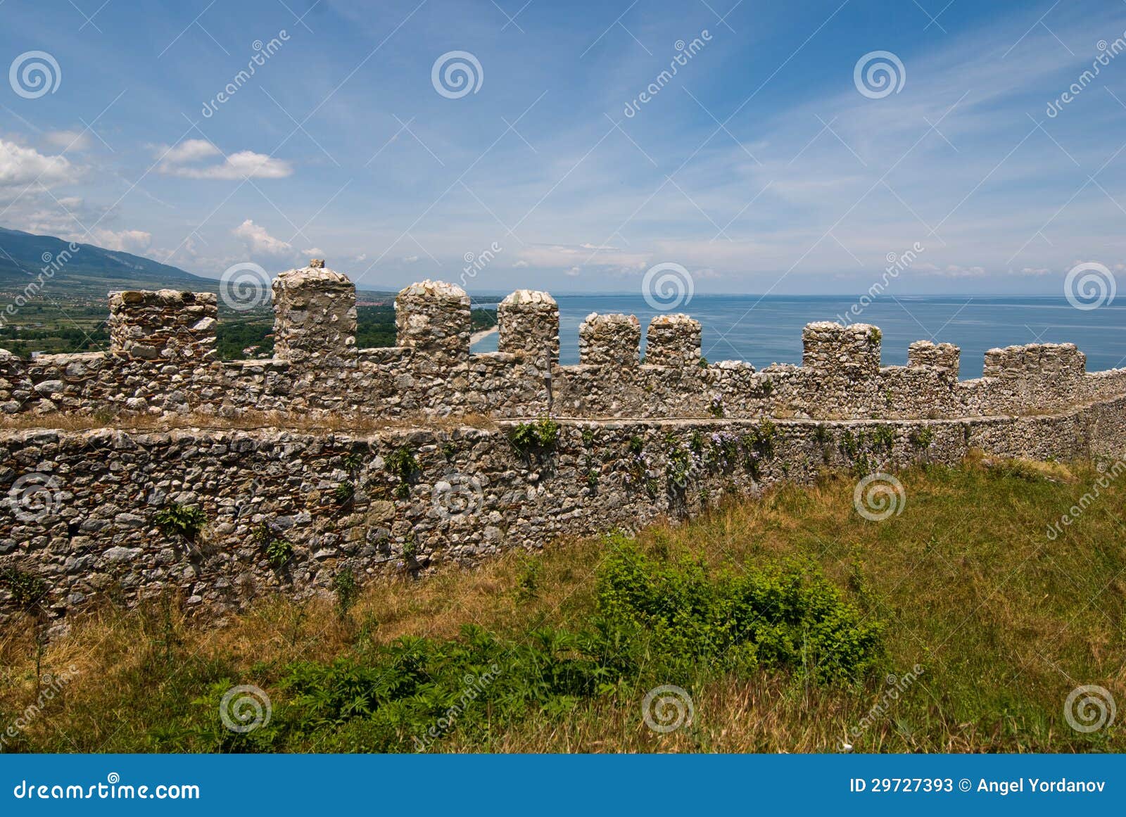 Platamonas castle stock image. Image of castle, citadel - 29727393
