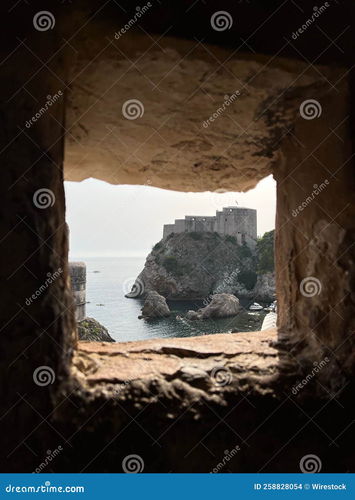 View of an Old Castle by the Sea Editorial Stock Image - Image of ...