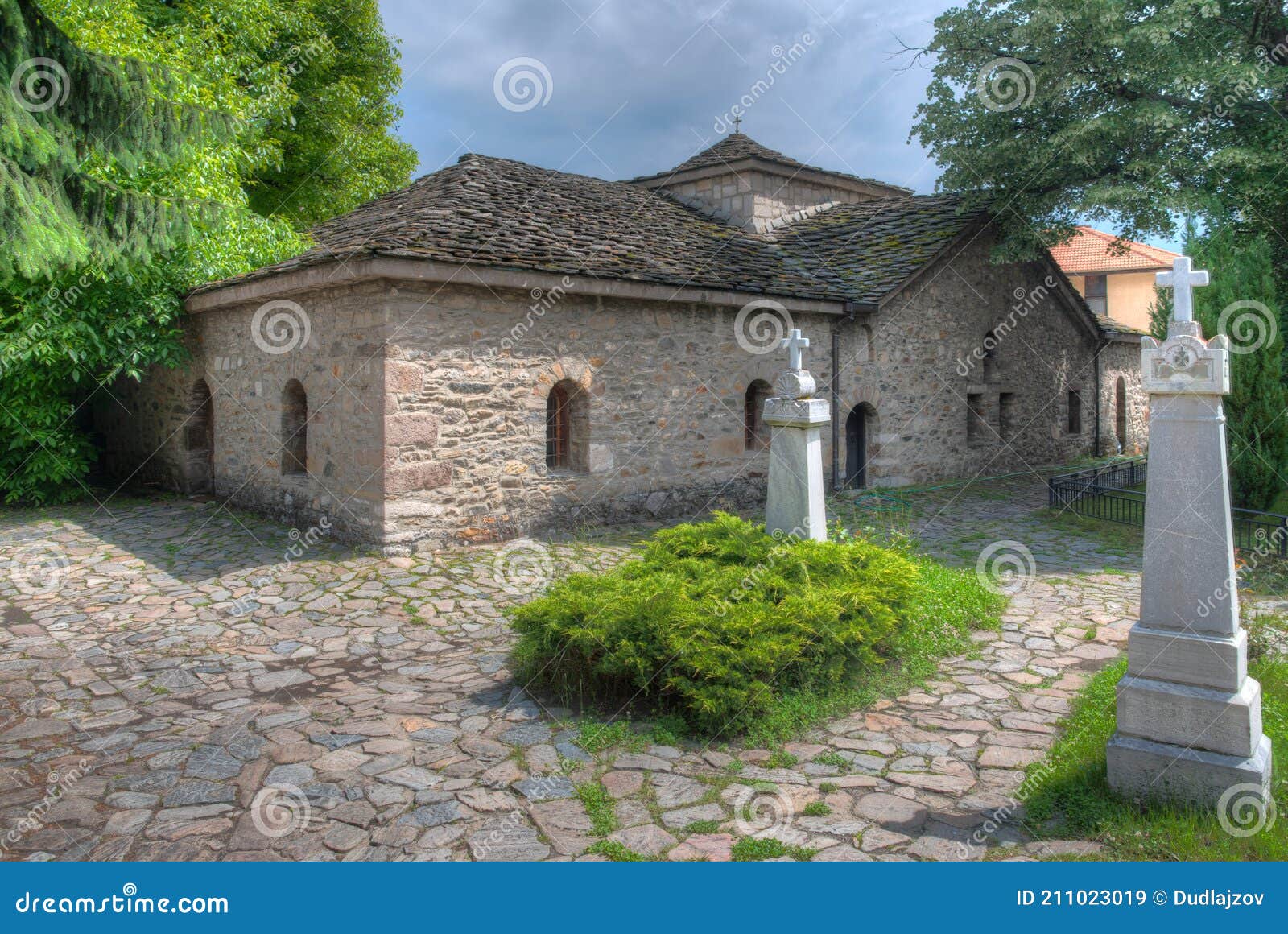 View of the Old Church in Batak, Bulgaria Stock Image - Image of ...
