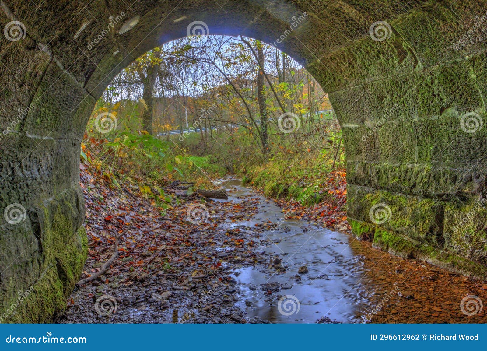 Old Culvert in Autumn in Eastern Ohio Stock Photo - Image of park ...