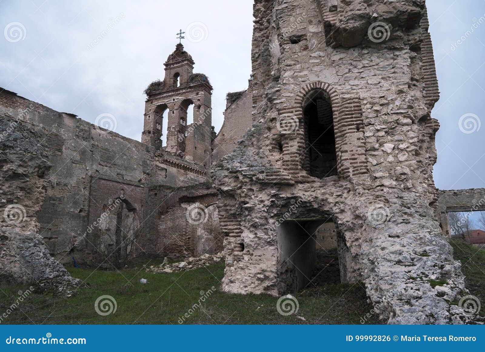 View a Old Destroyed Church Stock Photo - Image of dark, church: 99992826