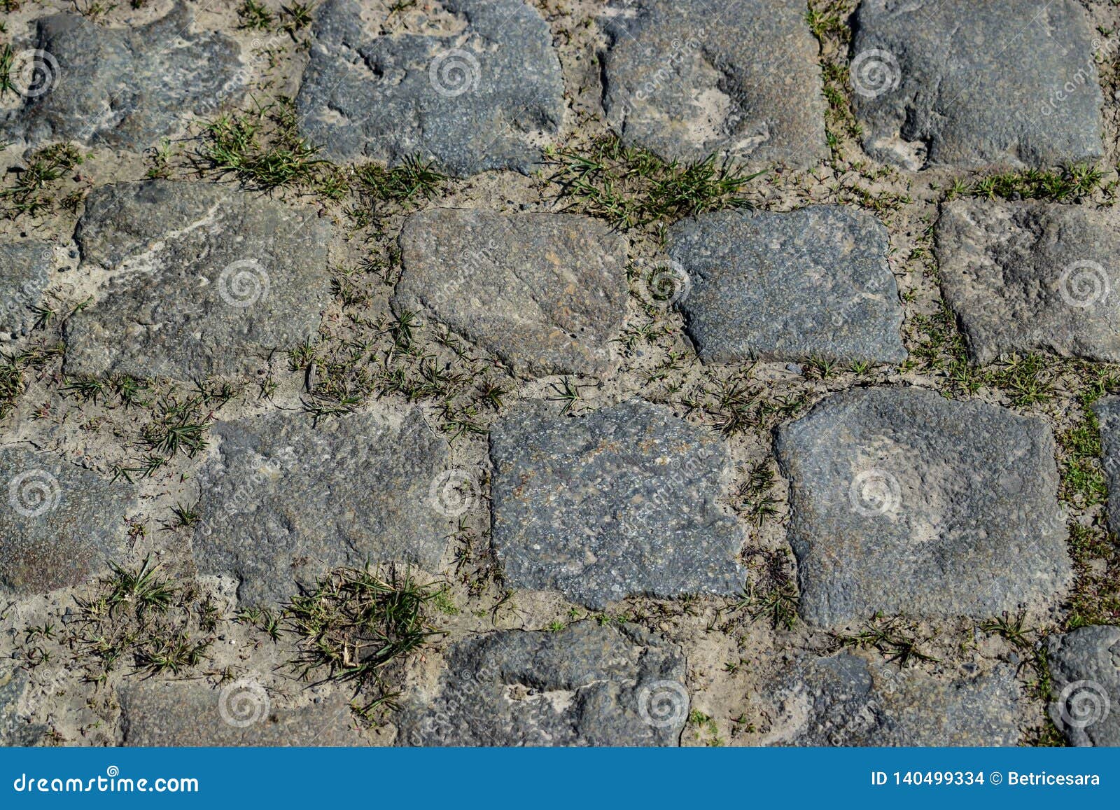 View of an old gray road. stock photo. Image of material - 140499334