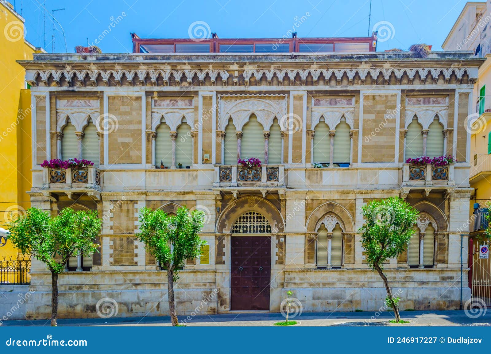 View of an Old House in the Italian City Molfetta...IMAGE Editorial ...