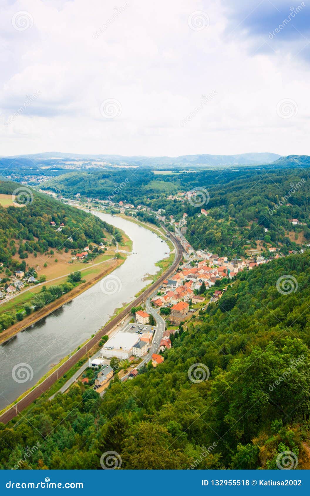 Koenigstein Castle With Gateway, Ramp And Forecourt Royalty-Free Stock ...