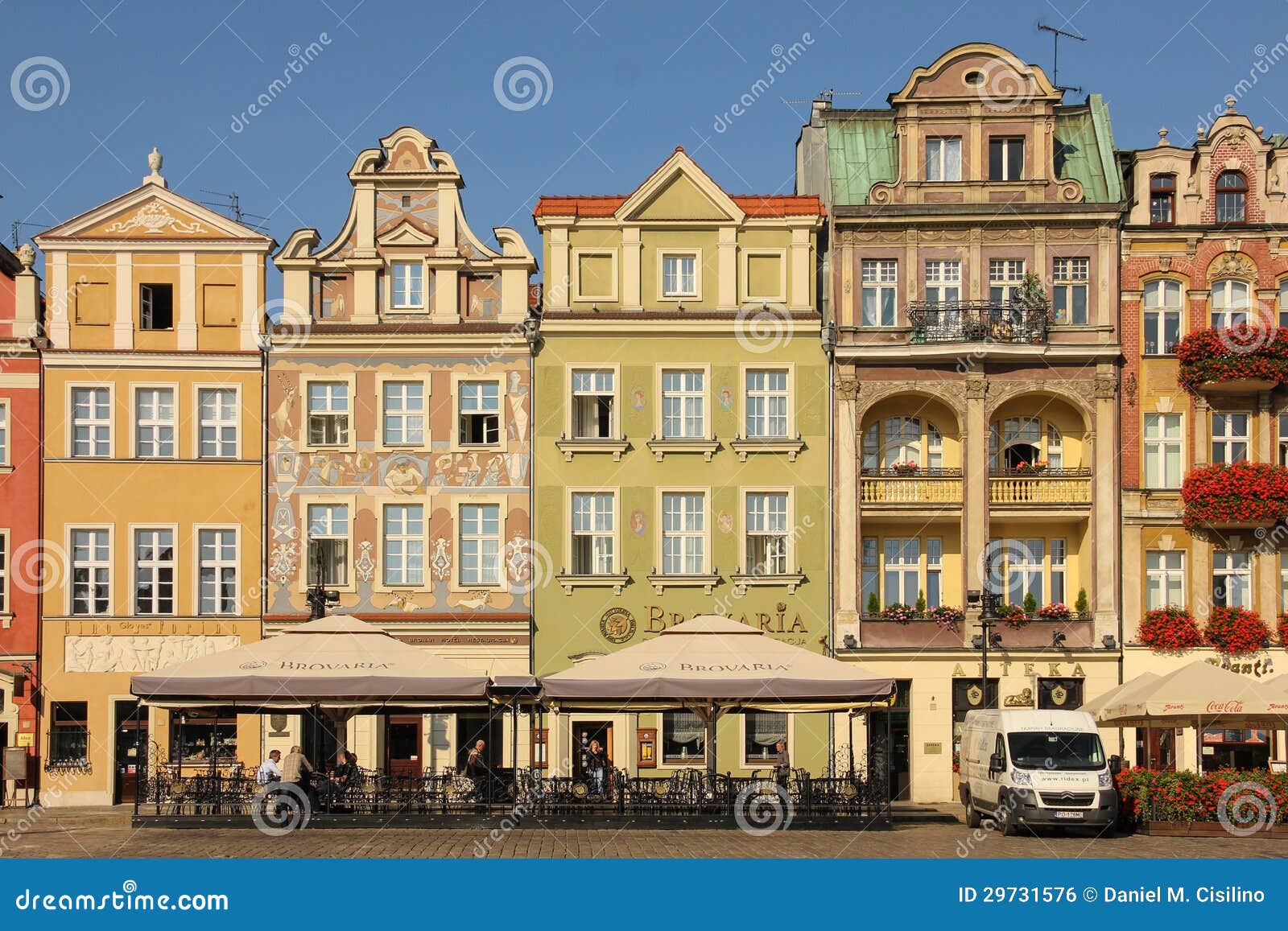 Old market square. Poznan editorial photo. Image of colorful - 29731576