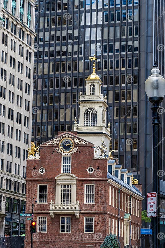 A View of Old and New Buildings in Boston Editorial Image - Image of ...