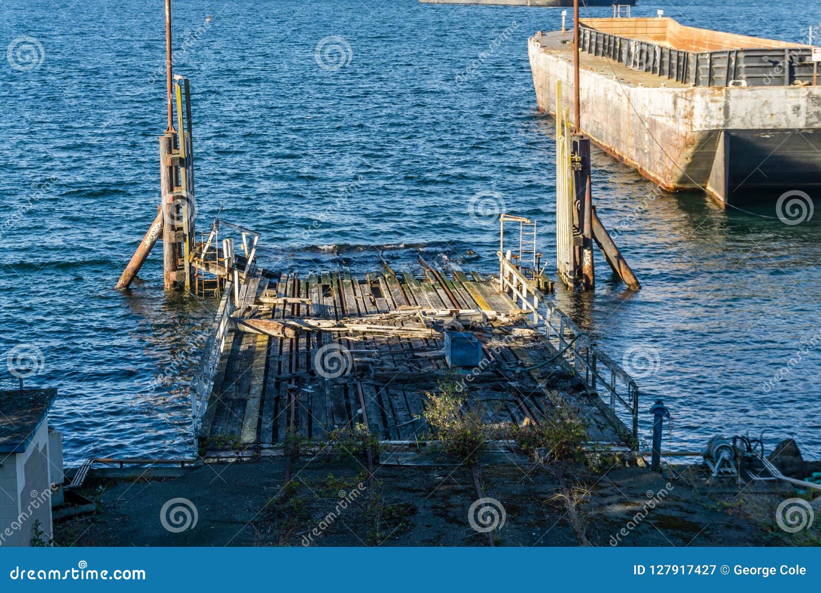 Old Rotting Dock stock image. Image of pier, marine - 127917427