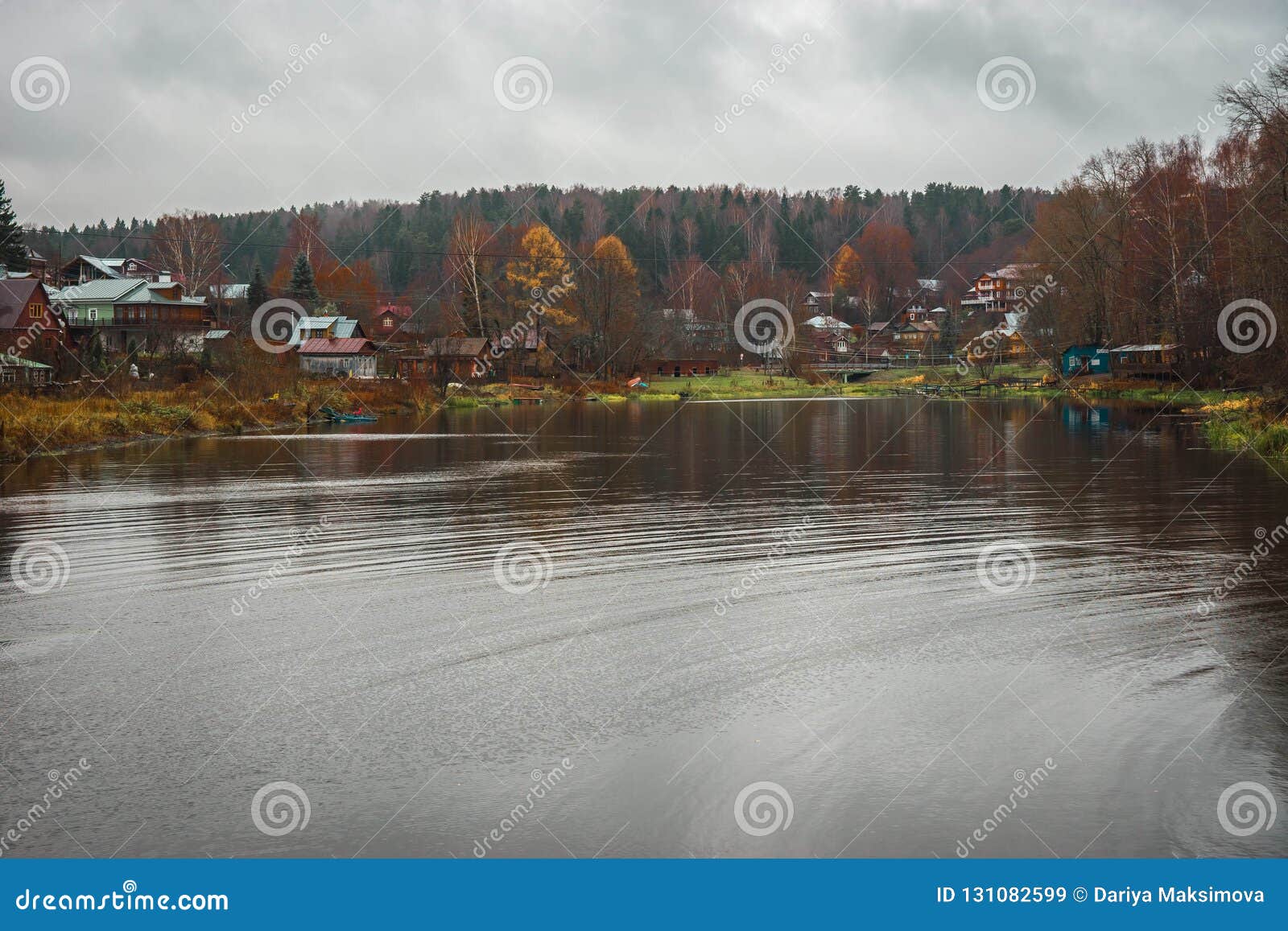 View of One of Most Beautiful Cities of Russia Ples Stock Image - Image ...