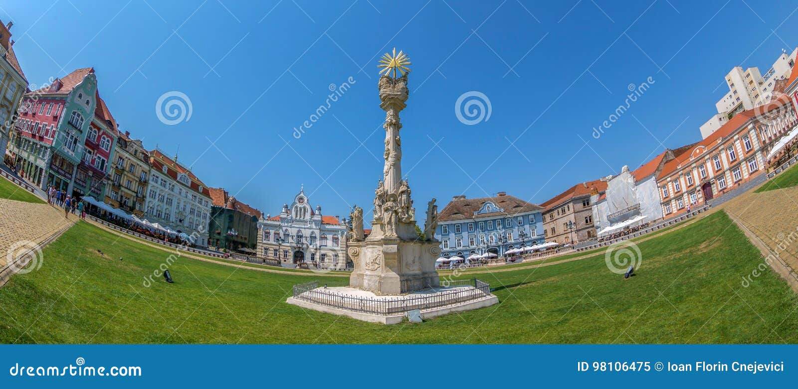 View of One Part at Union Square in Timisoara, Romania Editorial Image ...