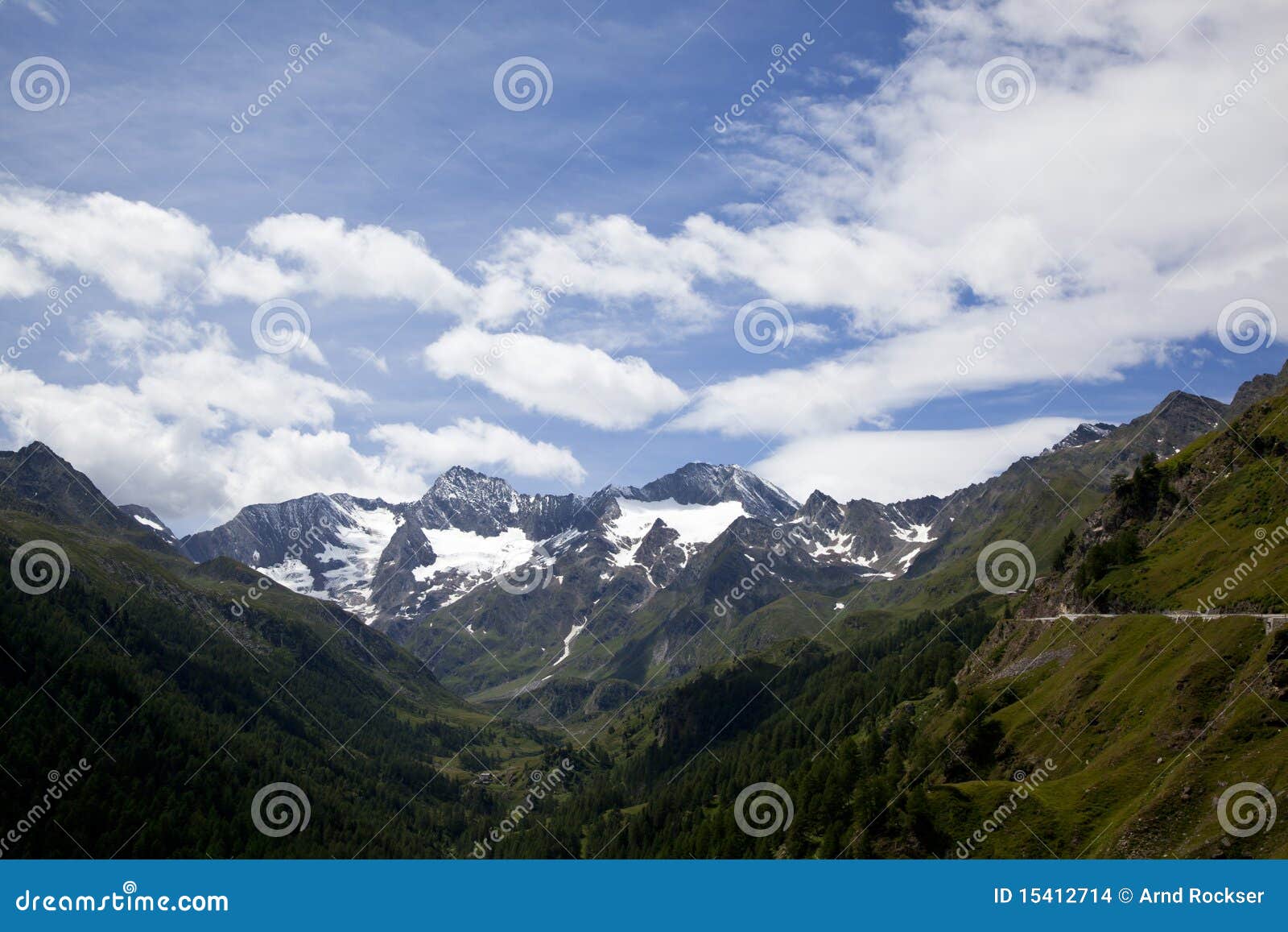 View onto the Oetztal Alps stock photo. Image of hiking - 15412714