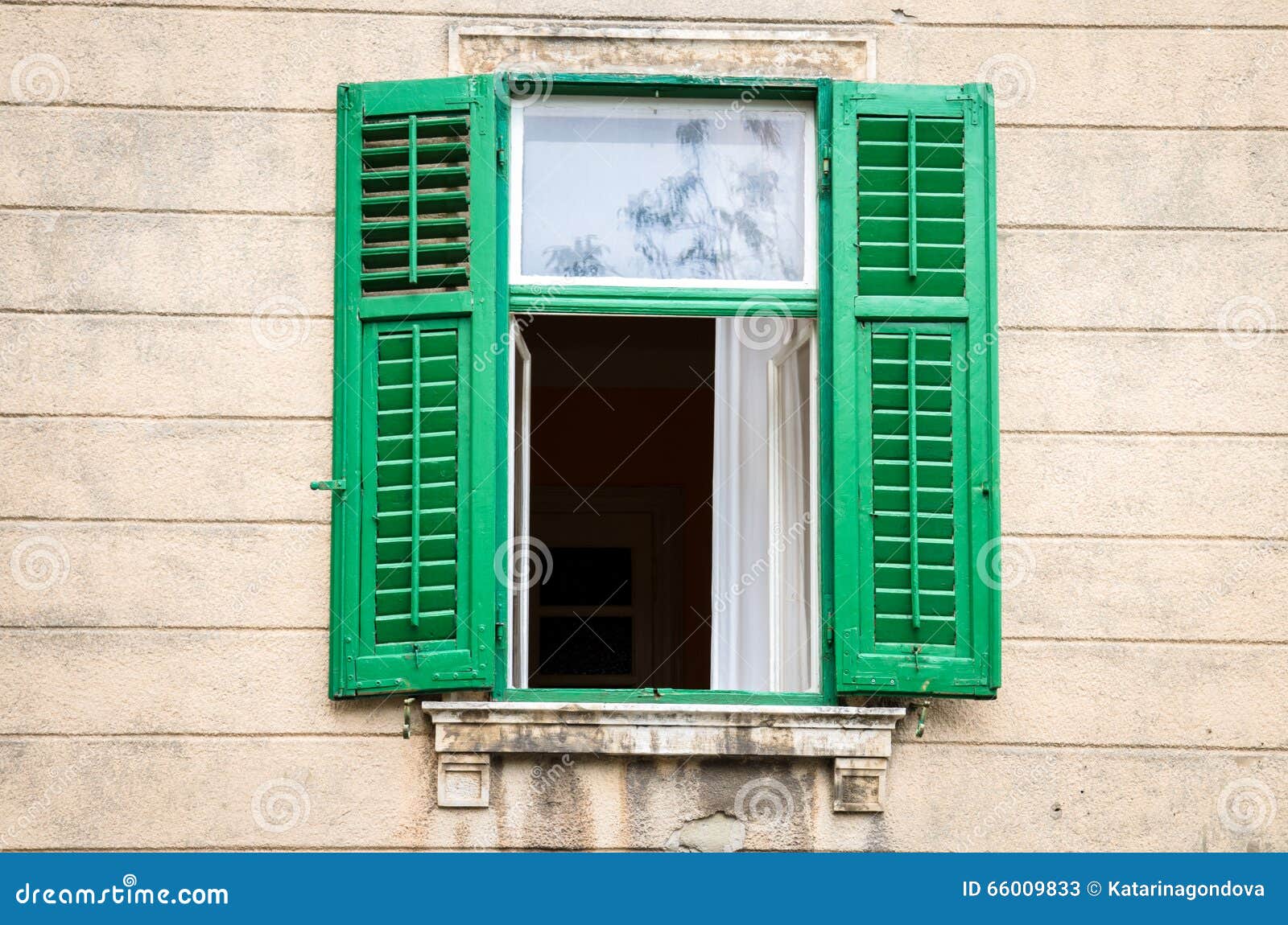 View through open windos stock image. Image of exterior - 66009833