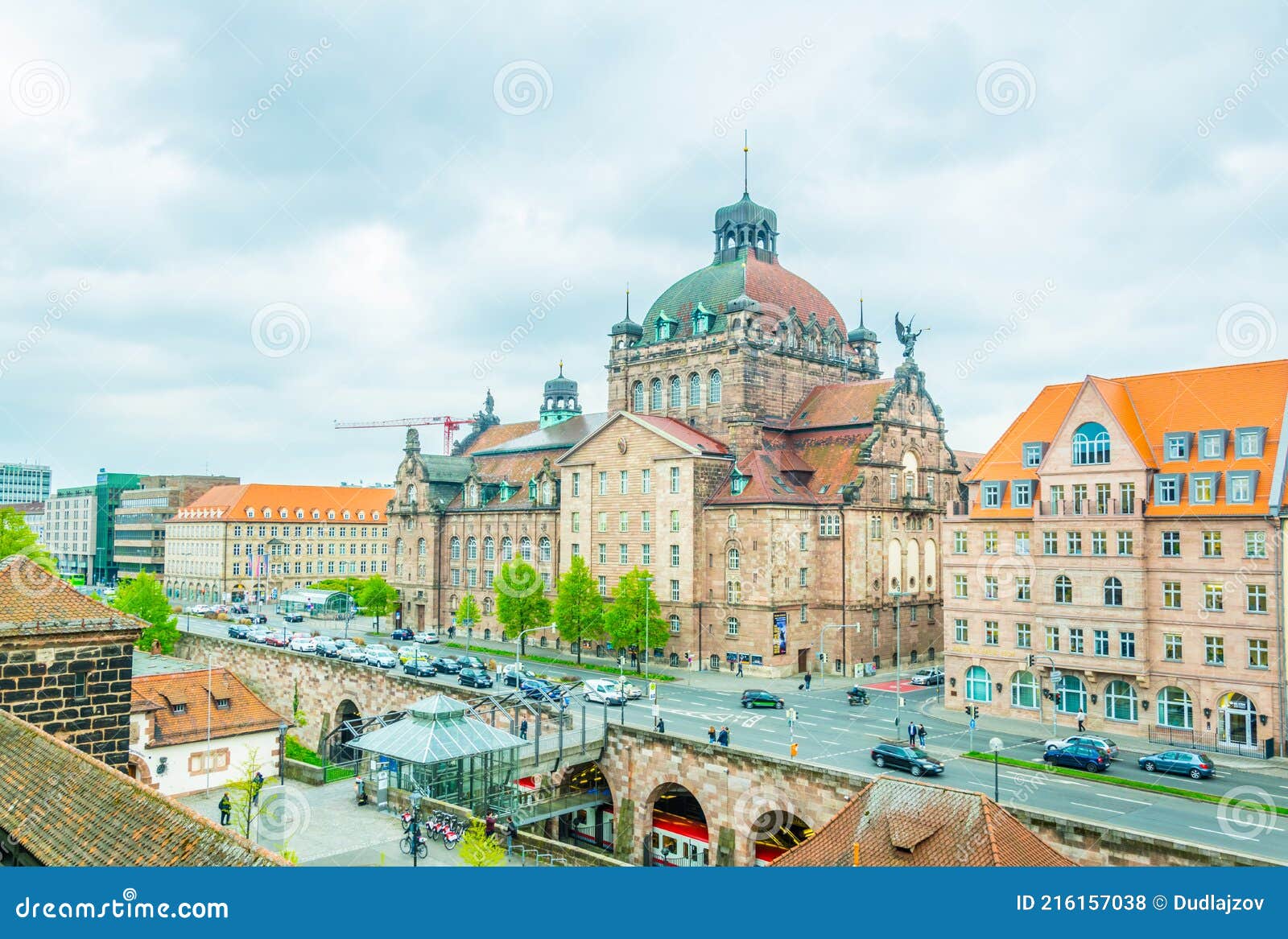 View of the Opera House in Nuremberg, Germany Stock Photo - Image of ...