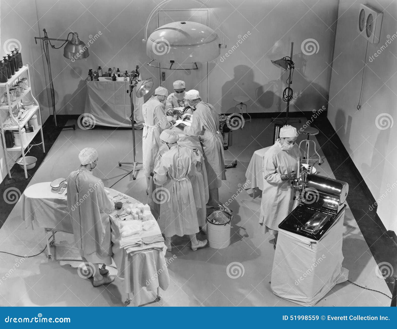 View Of Operating Room From Above Stock Photo - Image: 51998559