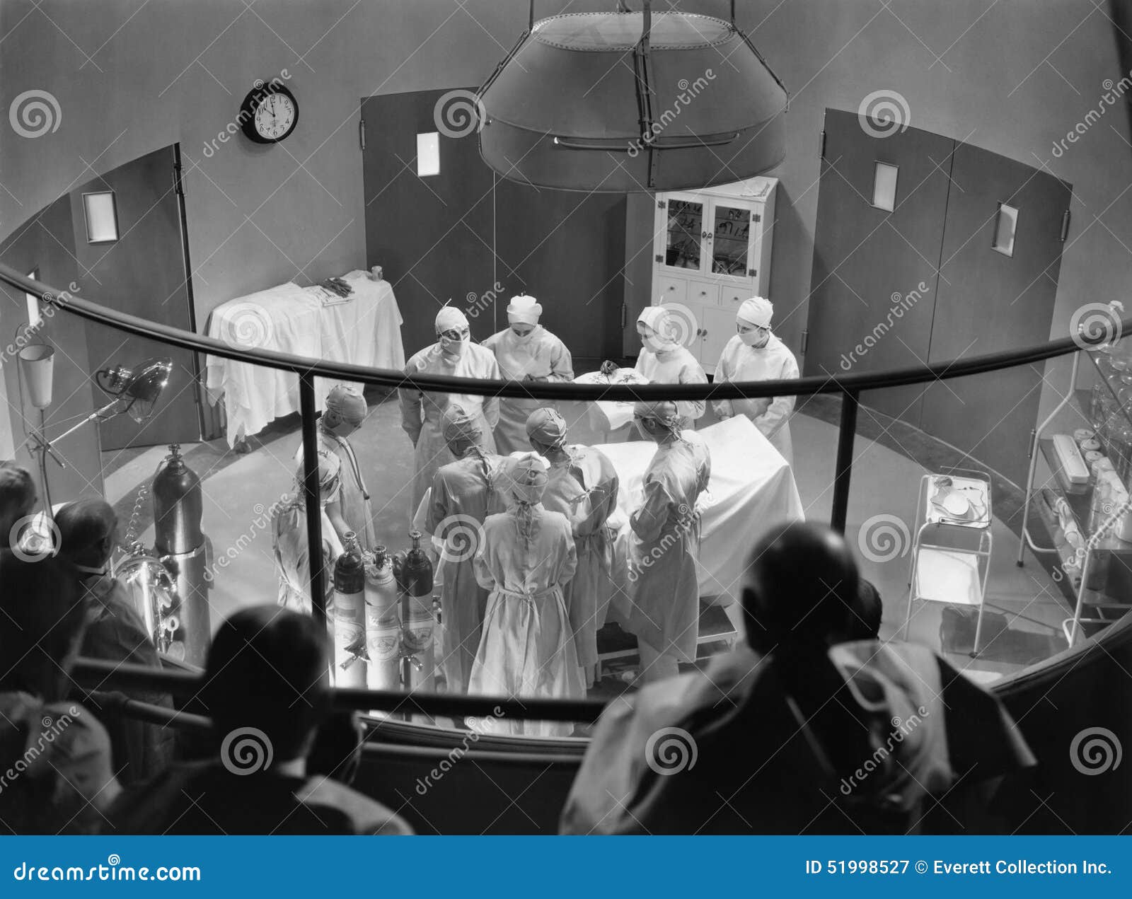 View of Operating Theater with Spectators Stock Image - Image of ...