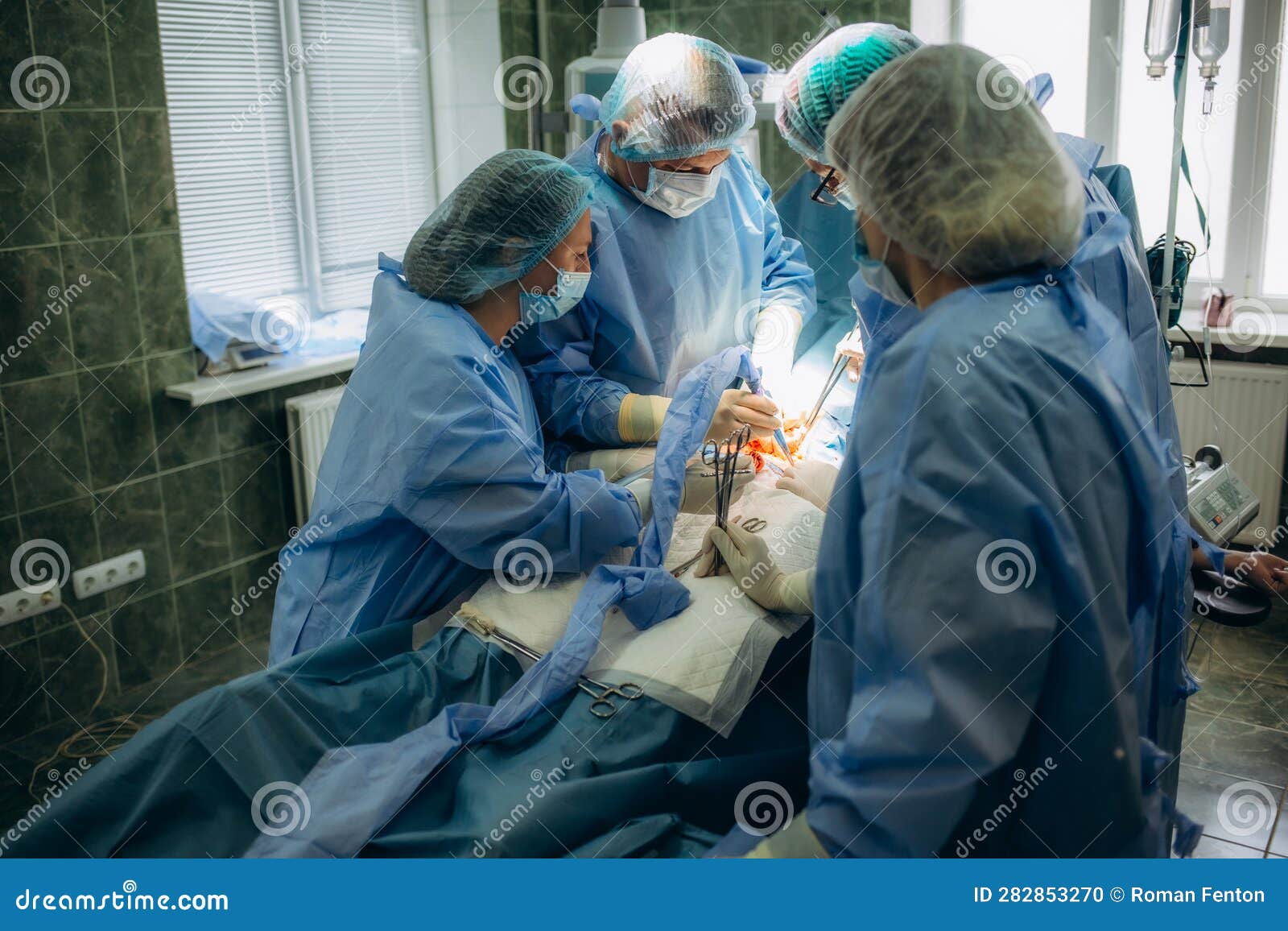 A View from the Operation Room during a Birth Stock Photo - Image of ...
