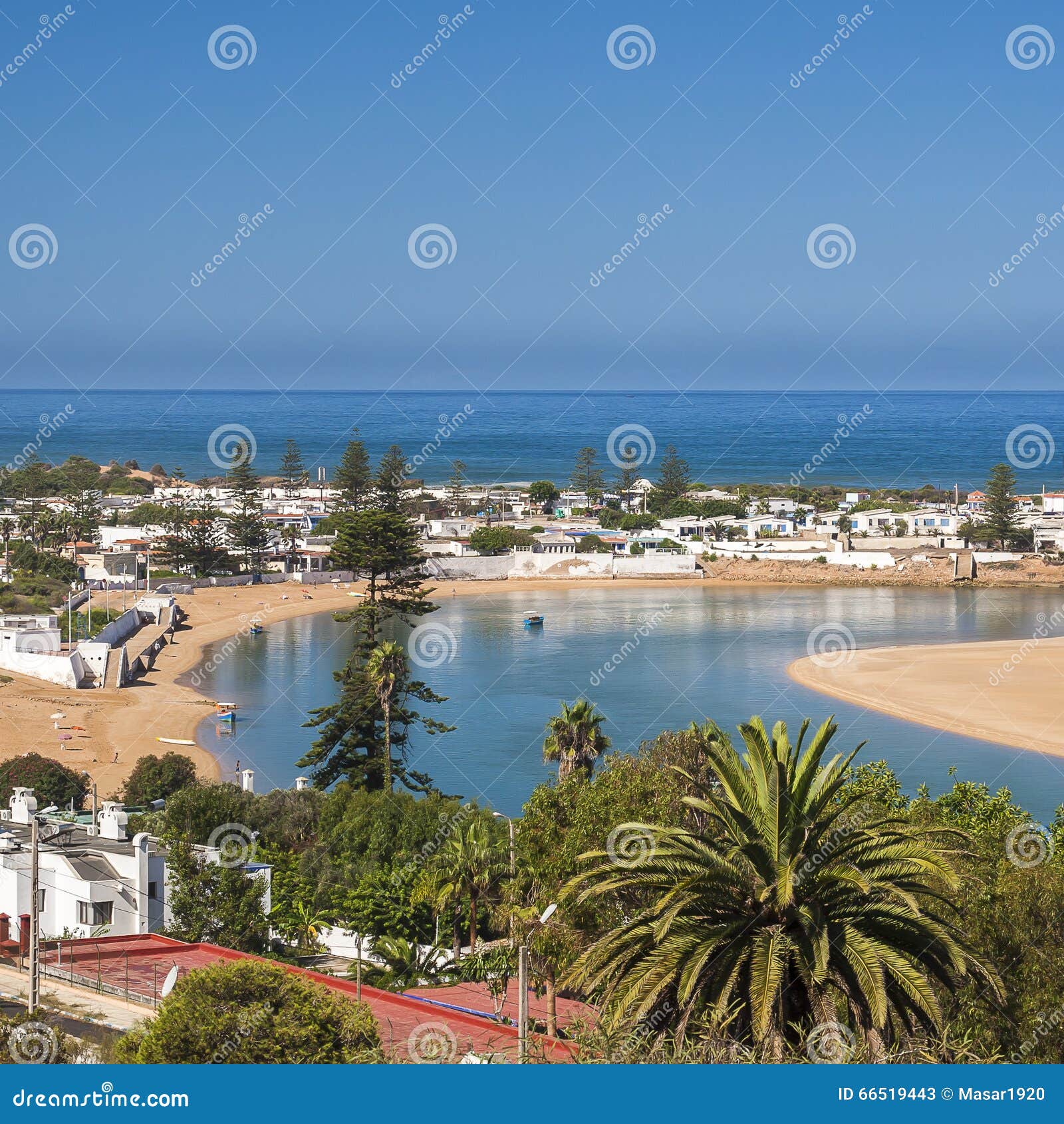 View of Oualidia stock image. Image of oualidia, countryside - 66519443