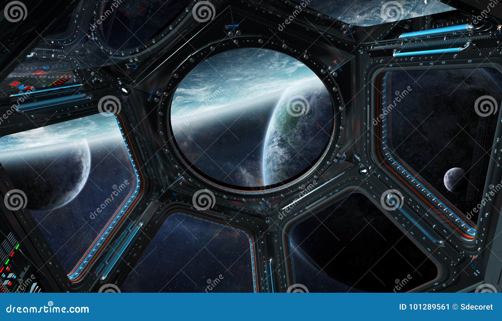 Outer Space Space Shuttle Windows