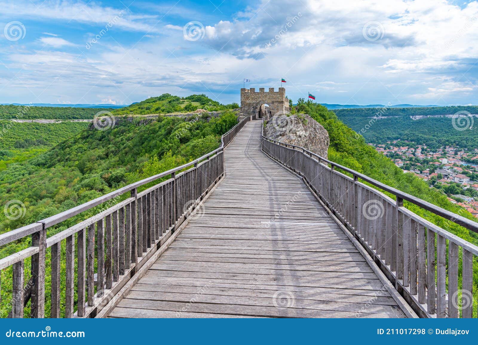 View of the Ovech Fortress in Bulgaria Stock Photo - Image of citadel ...