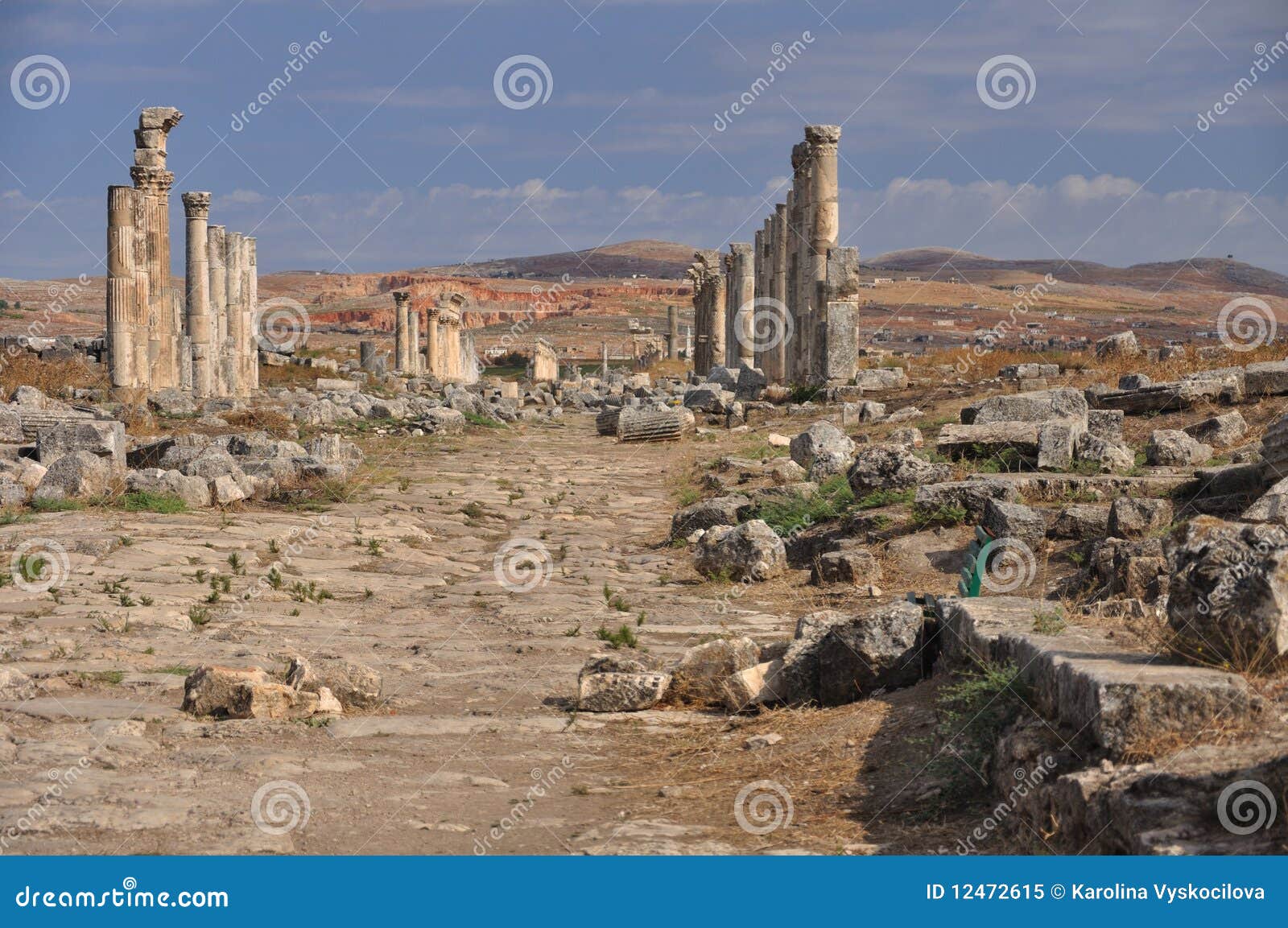 View over Apamea (Afamia) stock image. Image of maximus - 12472615