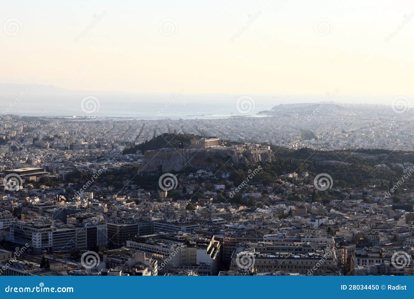 View over Athens stock photo. Image of greek, culture - 28034450