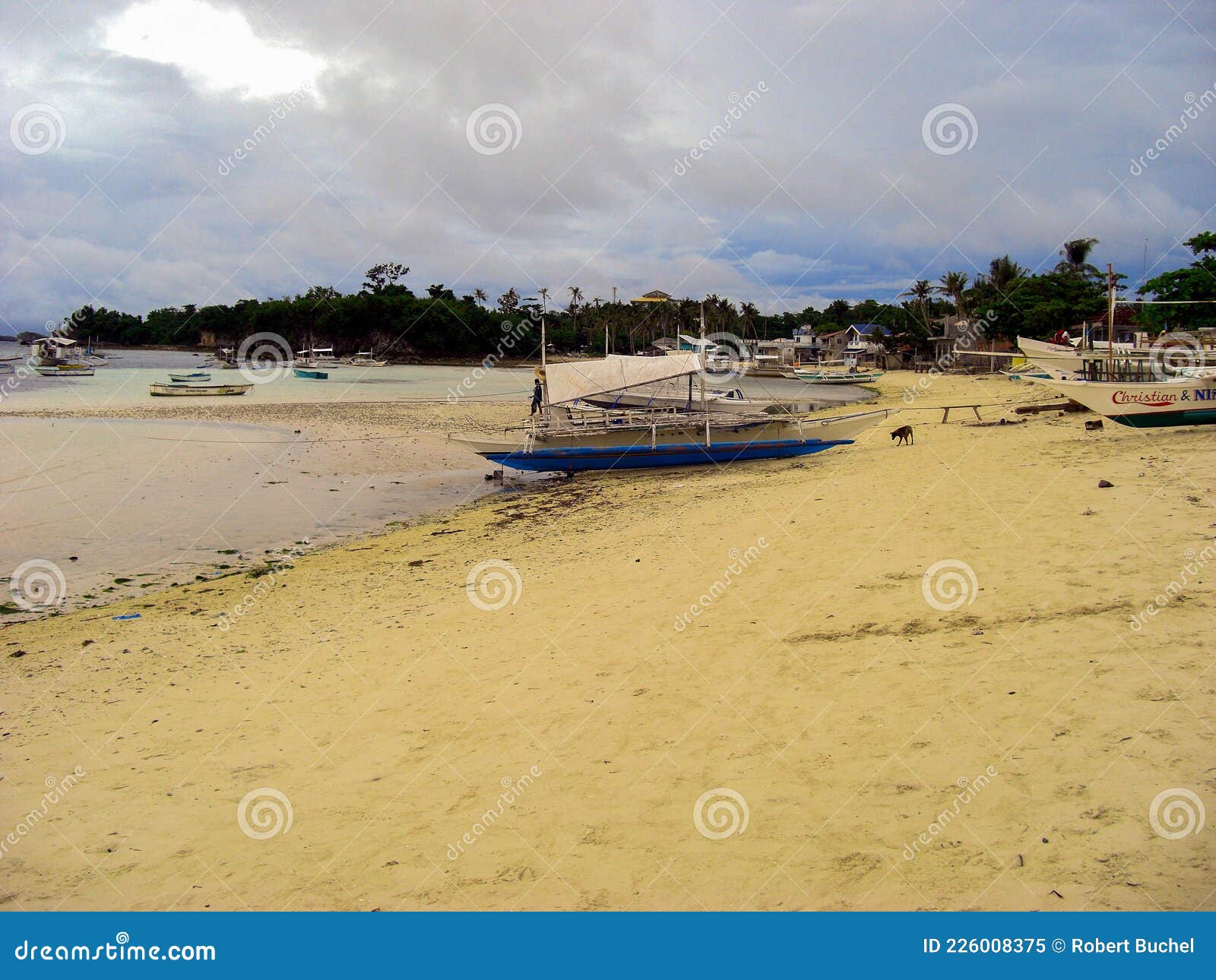 Beach at Panay Island on the Philippines 14.11.2014 Editorial Image ...