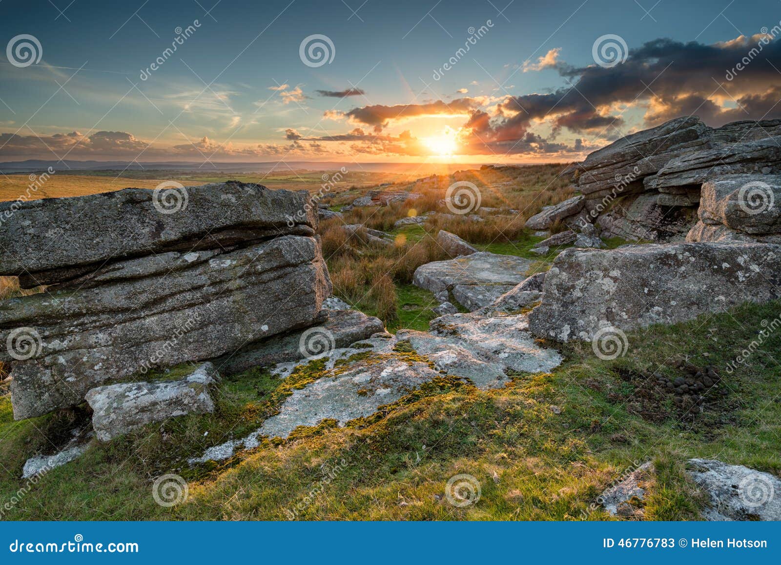 View Over Bodmin Moor in Cornwall Stock Image - Image of moor, european ...