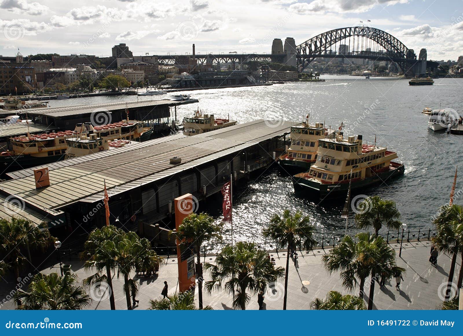 View Over Circular Quay To Harbour Bridge Editorial Photography - Image ...