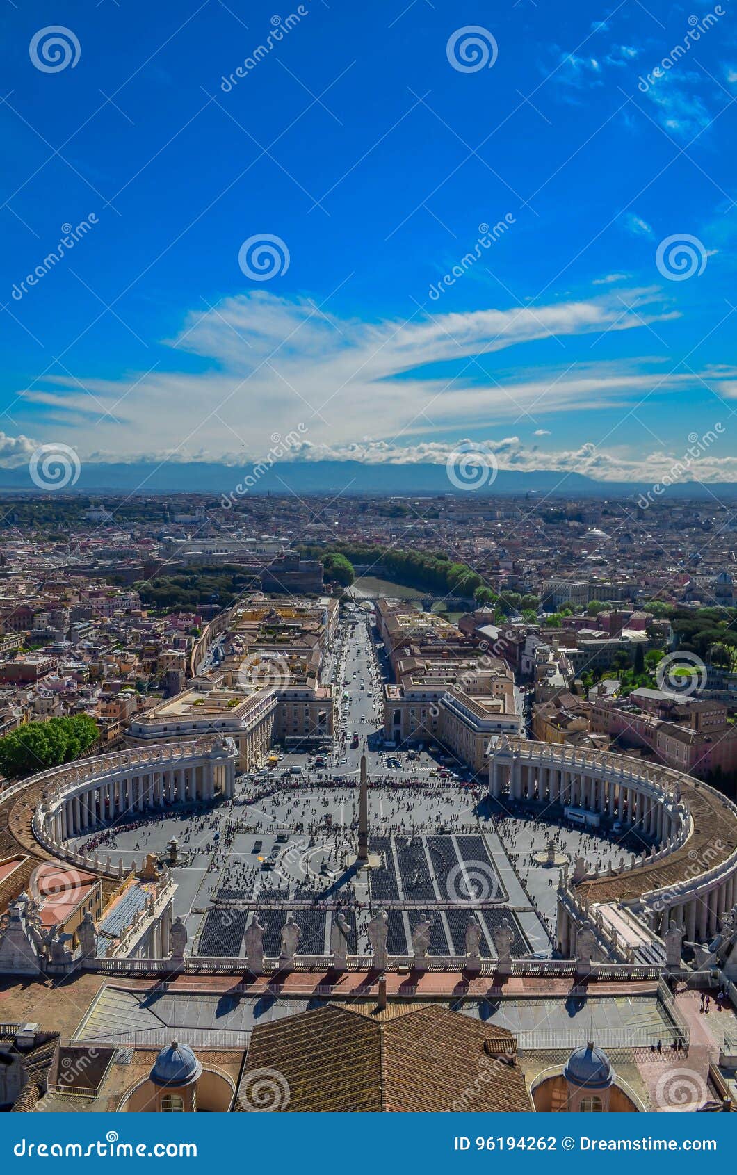 A View Over the City of Rome Stock Photo - Image of travel, sight: 96194262