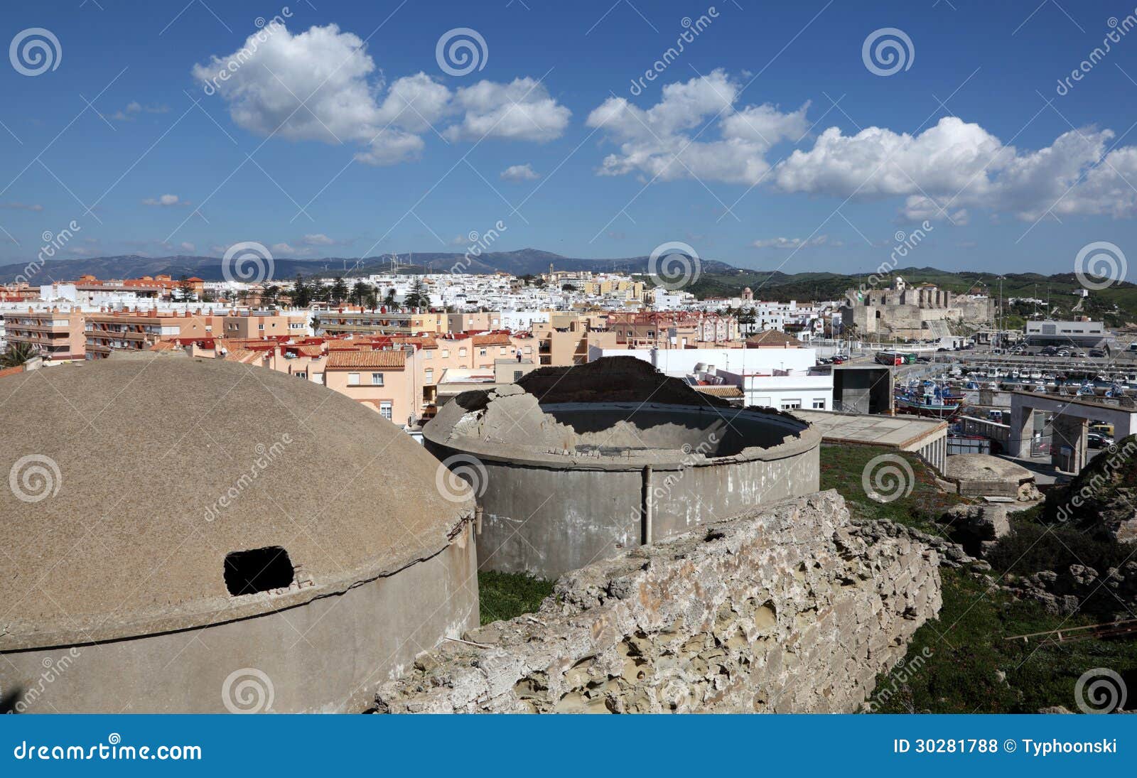 City of Tarifa, Andalusia, Spain Stock Photo - Image of cityscape ...